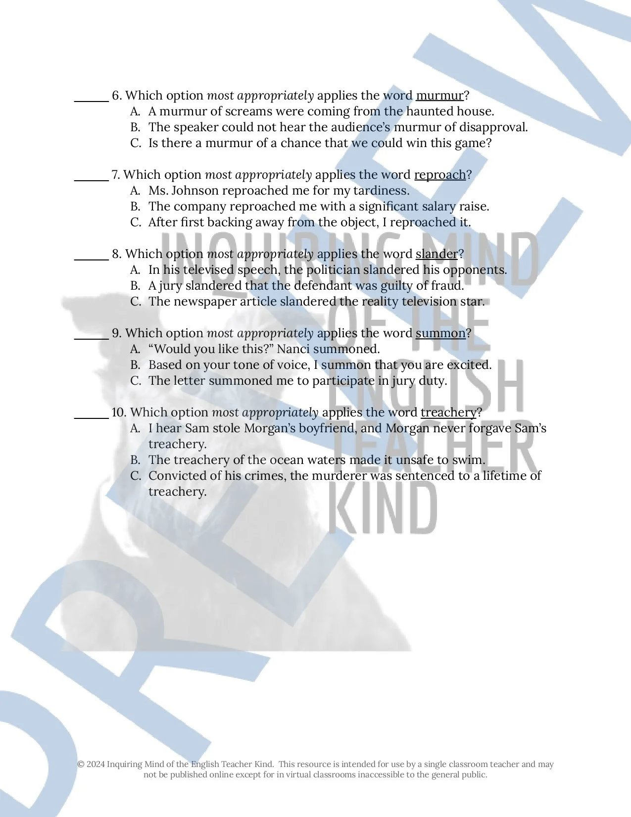 Othello Act 4 Quiz, Close Reading Worksheets, and Vocabulary Games ...