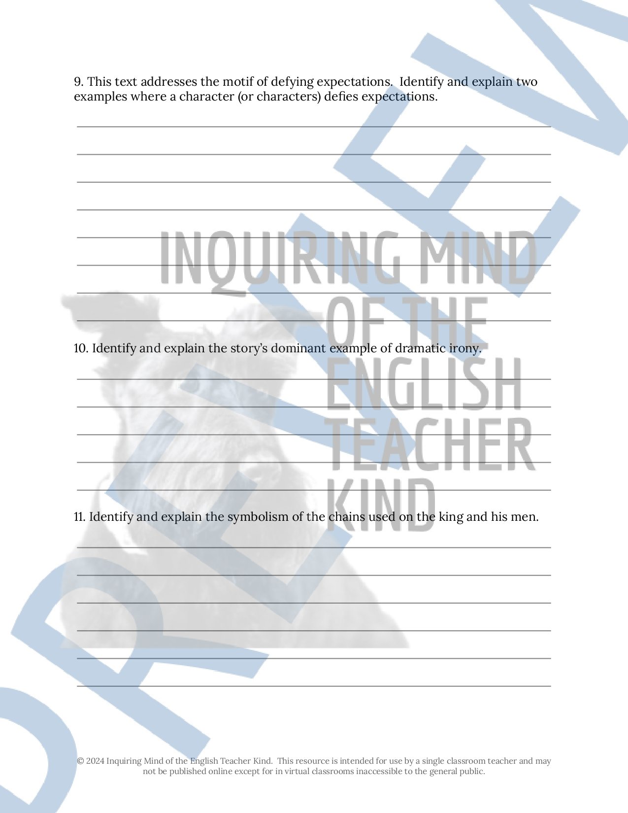 "Hop Frog" by Edgar Allan Poe Quiz, Close Reading Worksheets, and ...