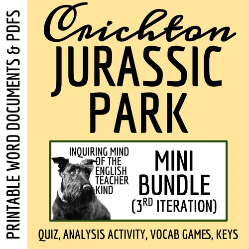Jurassic Park by Michael Crichton First Iteration Quiz, Analysis ...