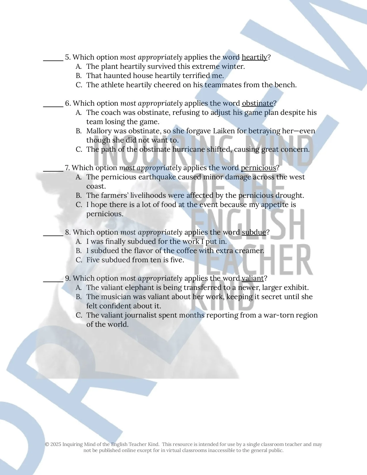 Much Ado About Nothing Act 1 Quiz, Close Readings, and Vocabulary Games ...