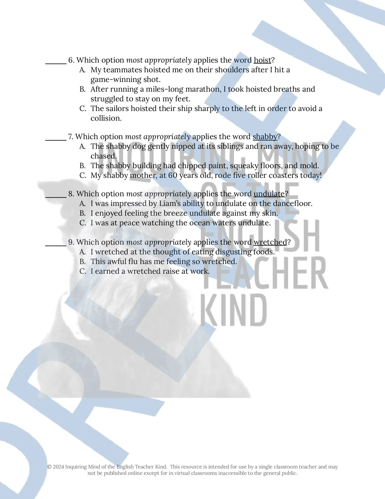 "Beware of the Dog" by Roald Dahl Quiz, Close Reading Activity, and ...