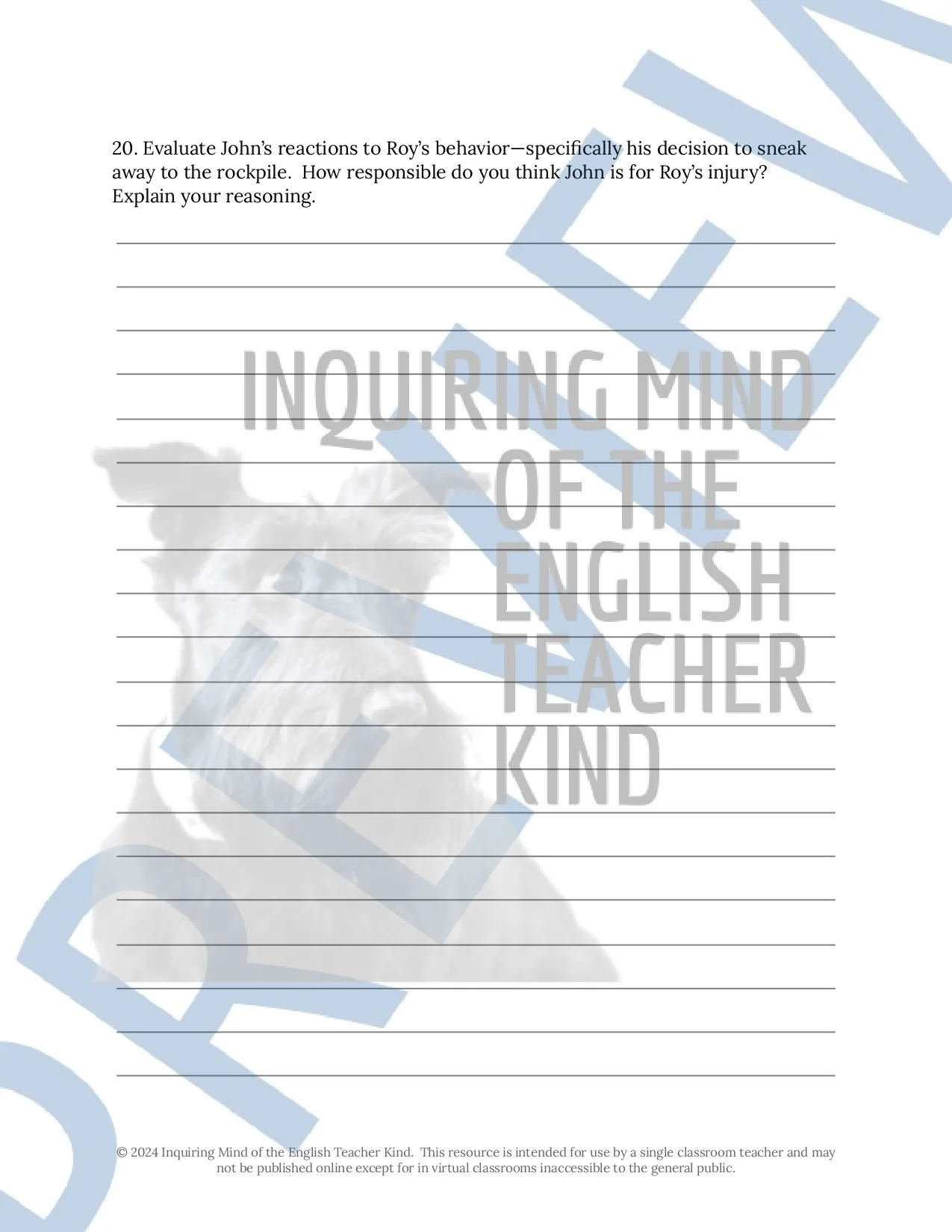 "The Rockpile" by James Baldwin Quiz, Close Reading, and Vocabulary ...