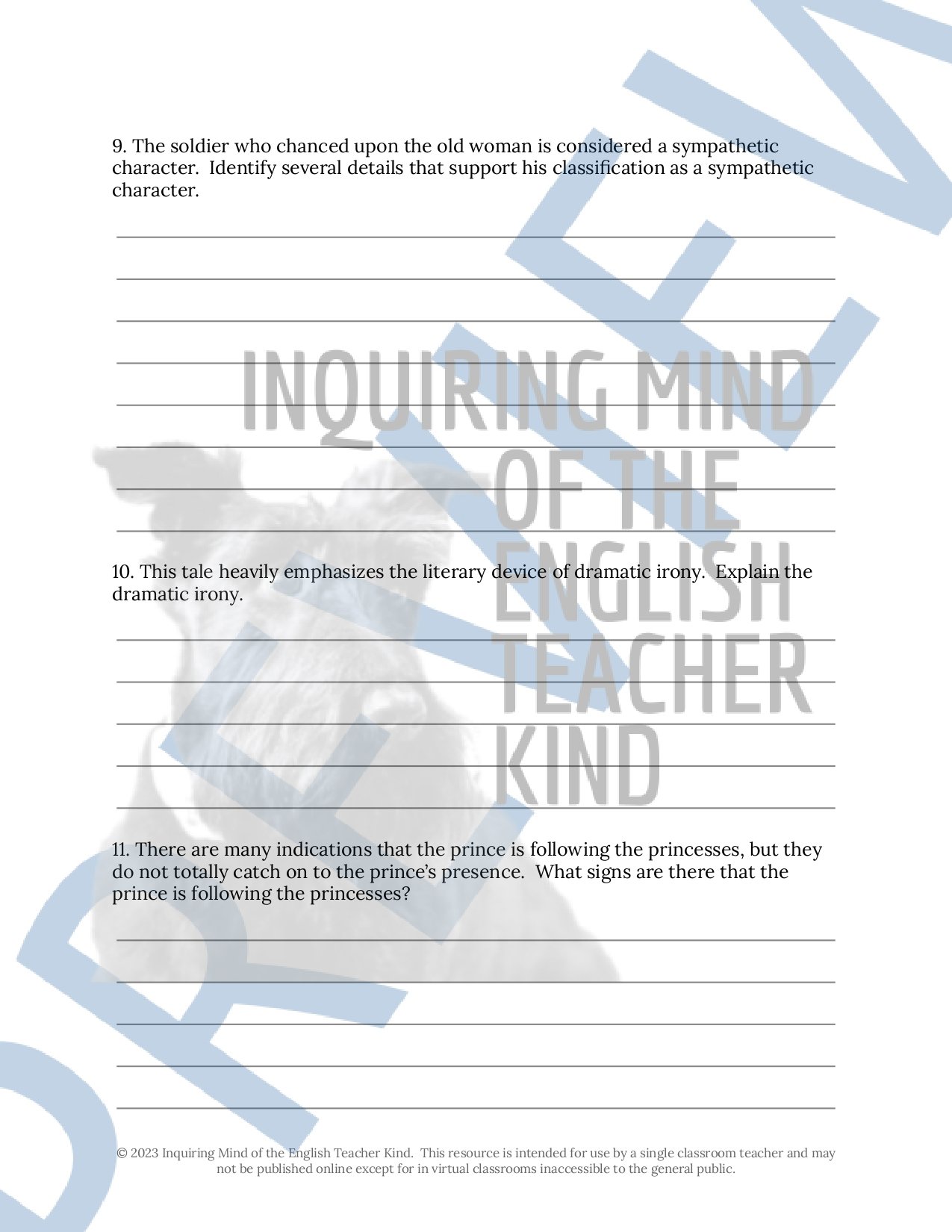 "The Twelve Dancing Princesses" Quiz, Close Reading Activity, and ...