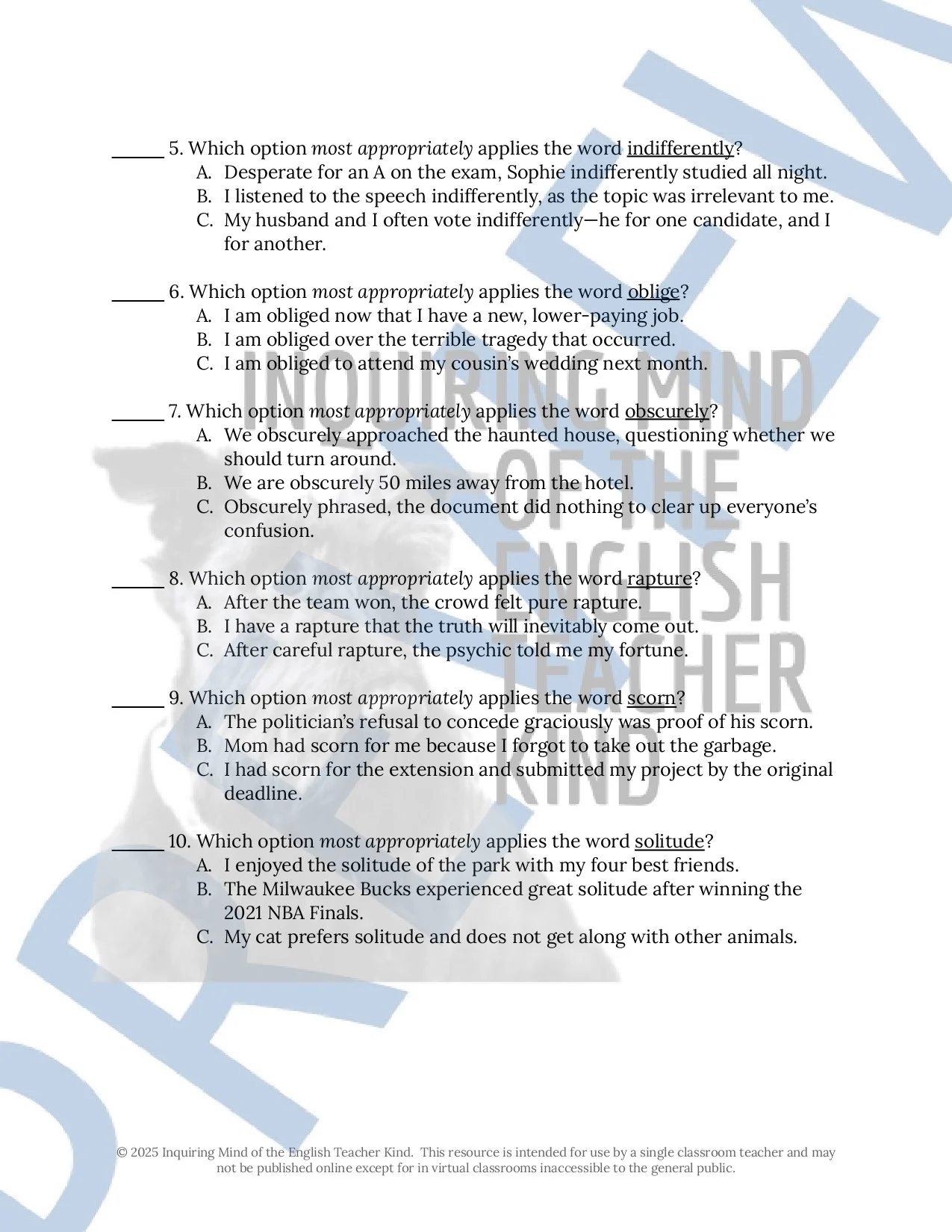 "The Chaser" by John Collier Quiz, Close Reading, and Vocabulary Games ...