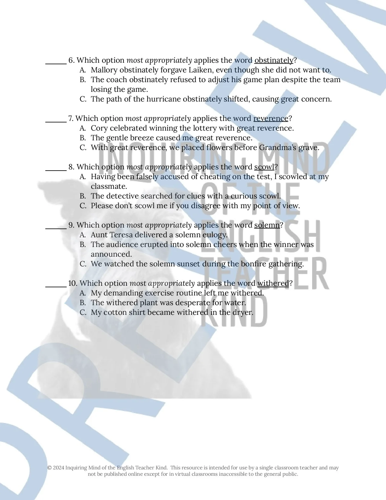 The Hobbit Quiz, Close Reading, and Vocabulary Games Bundle (Chapters 1 ...