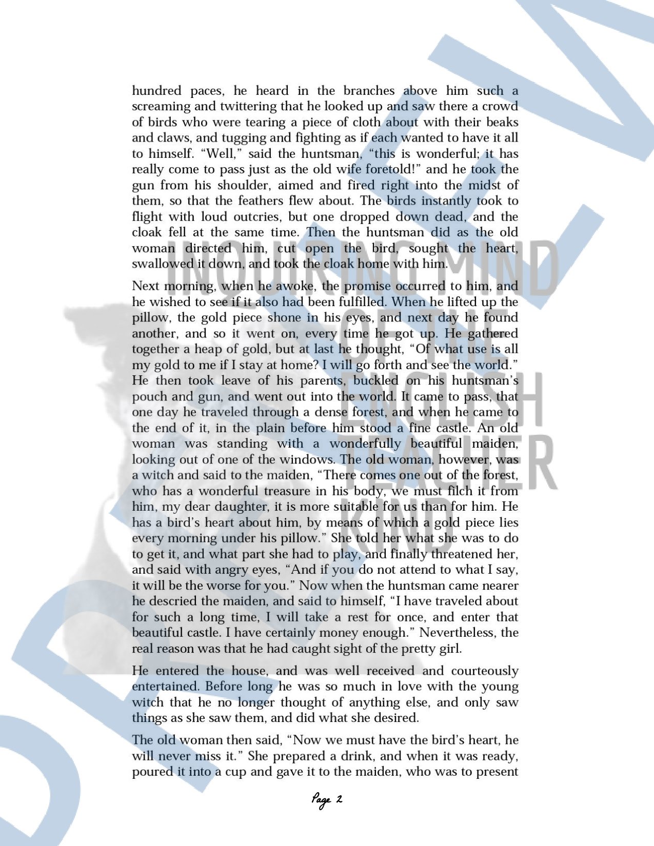 "Donkey Cabbages" by the Brothers Grimm Quiz, Close Reading Worksheet ...