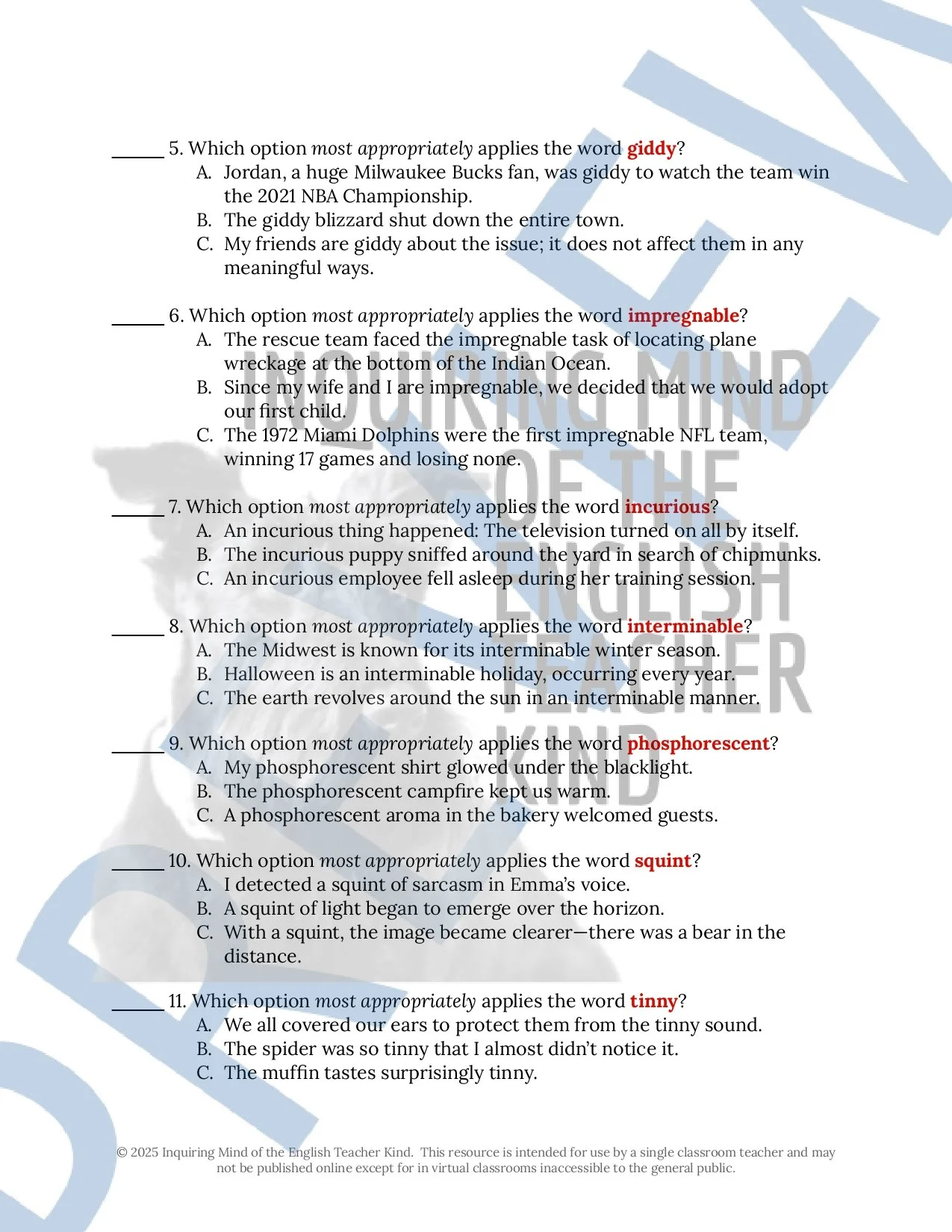Jurassic Park by Michael Crichton Vocabulary Games Bundle for High ...