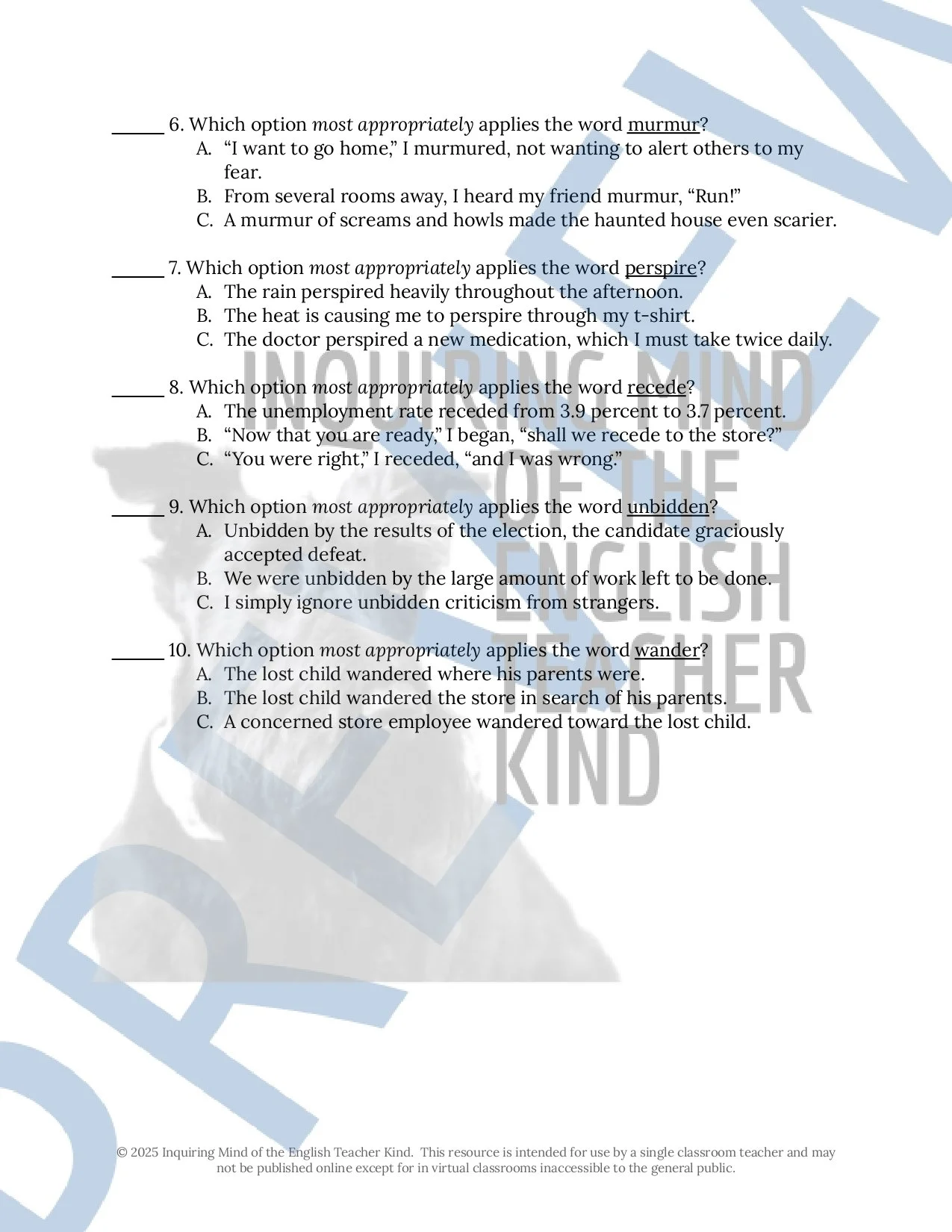 "Dark They Were and Golden Eyed" Quiz, Close Reading, and Vocab Games ...