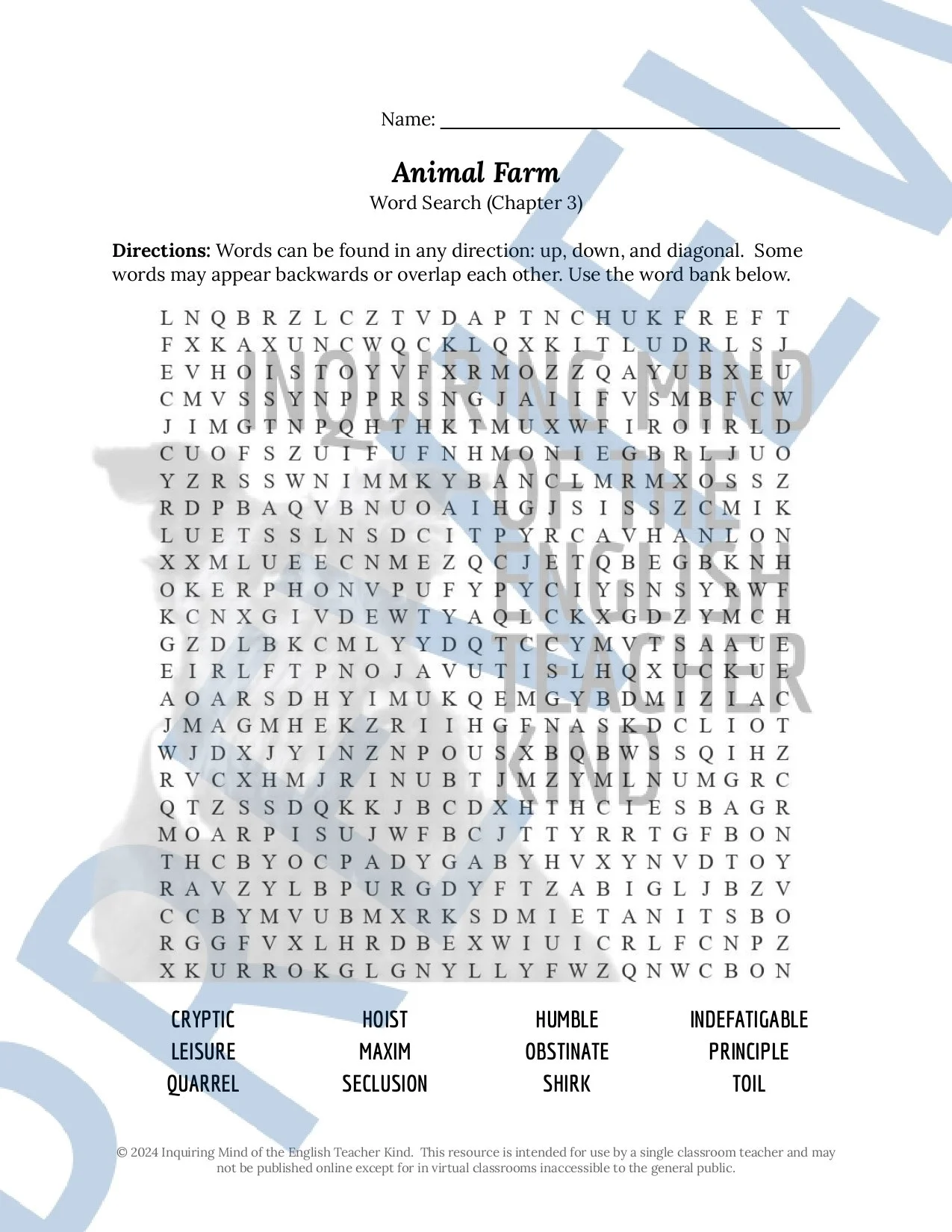 Animal Farm by George Orwell Quiz, Close Reading, and Summative Project ...