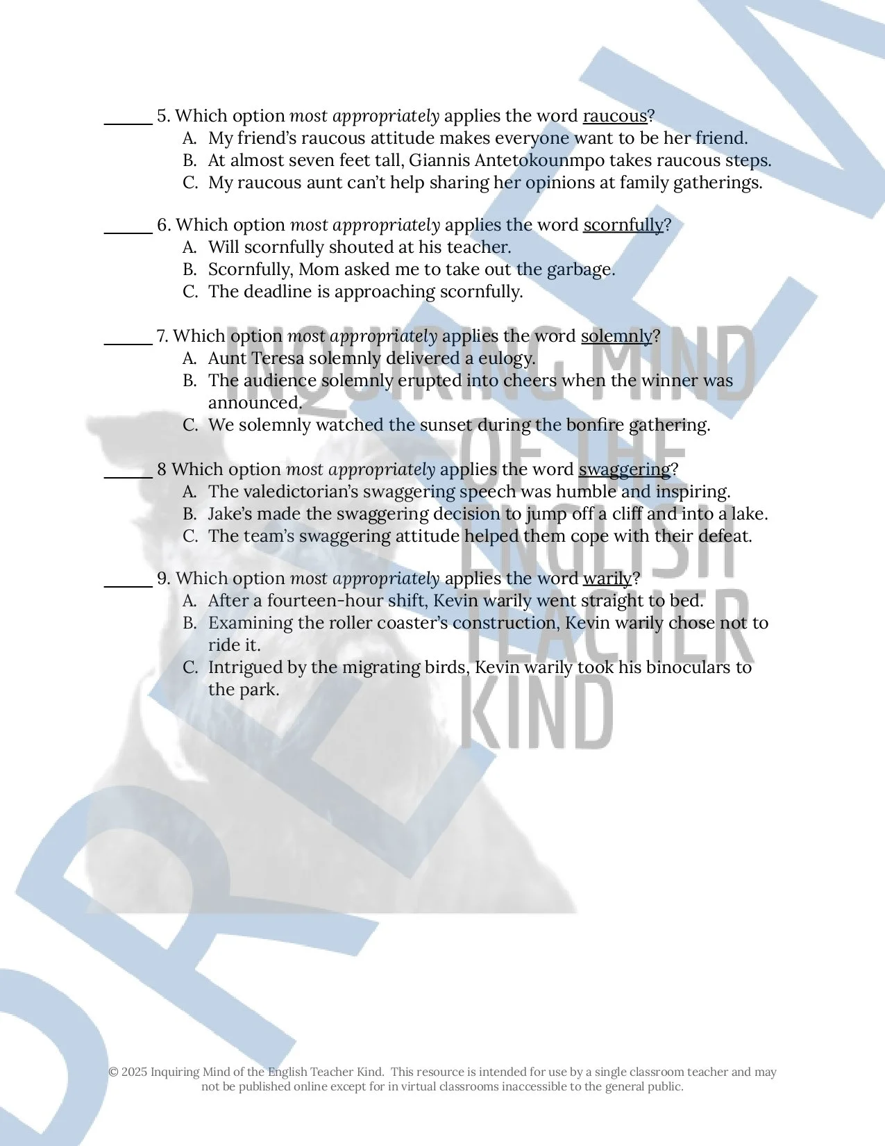 "Charles" by Shirley Jackson Quiz, Close Reading, and Vocabulary Games ...