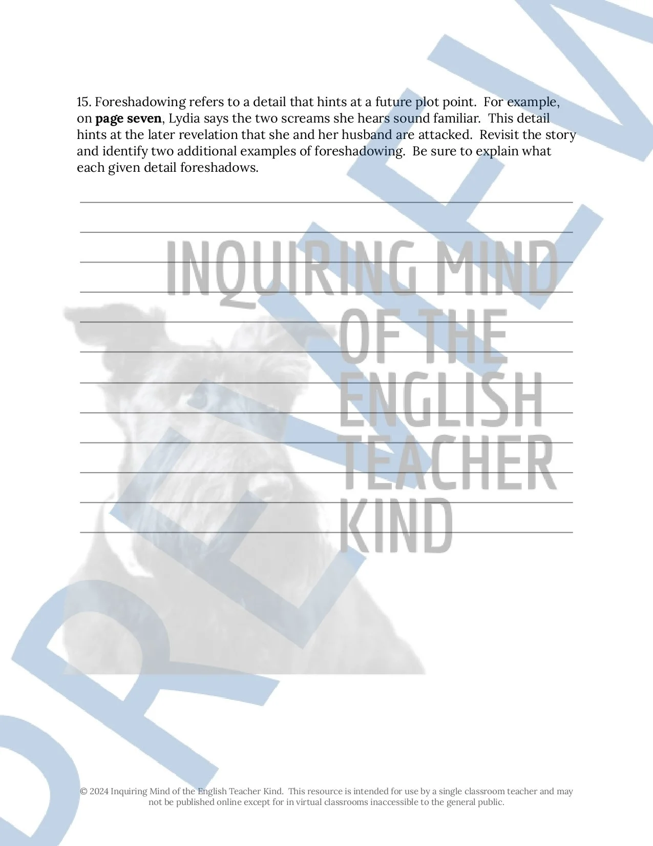 "The Veldt" by Ray Bradbury Quiz, Close Reading Worksheet, and ...