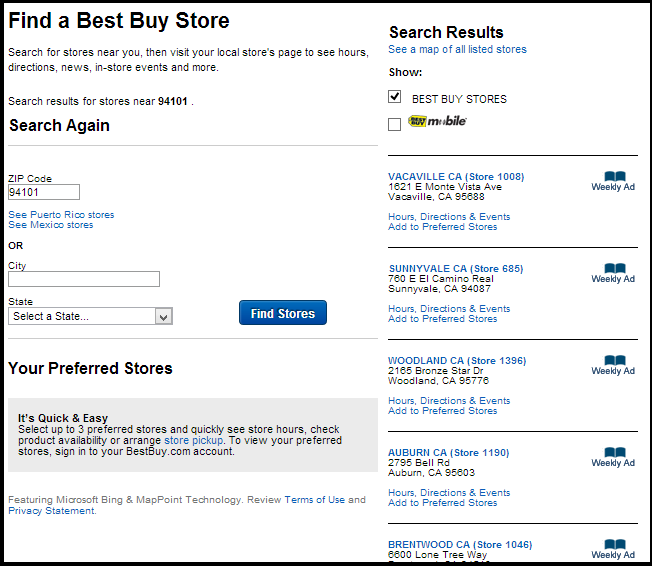 Discover your competitor's store locations