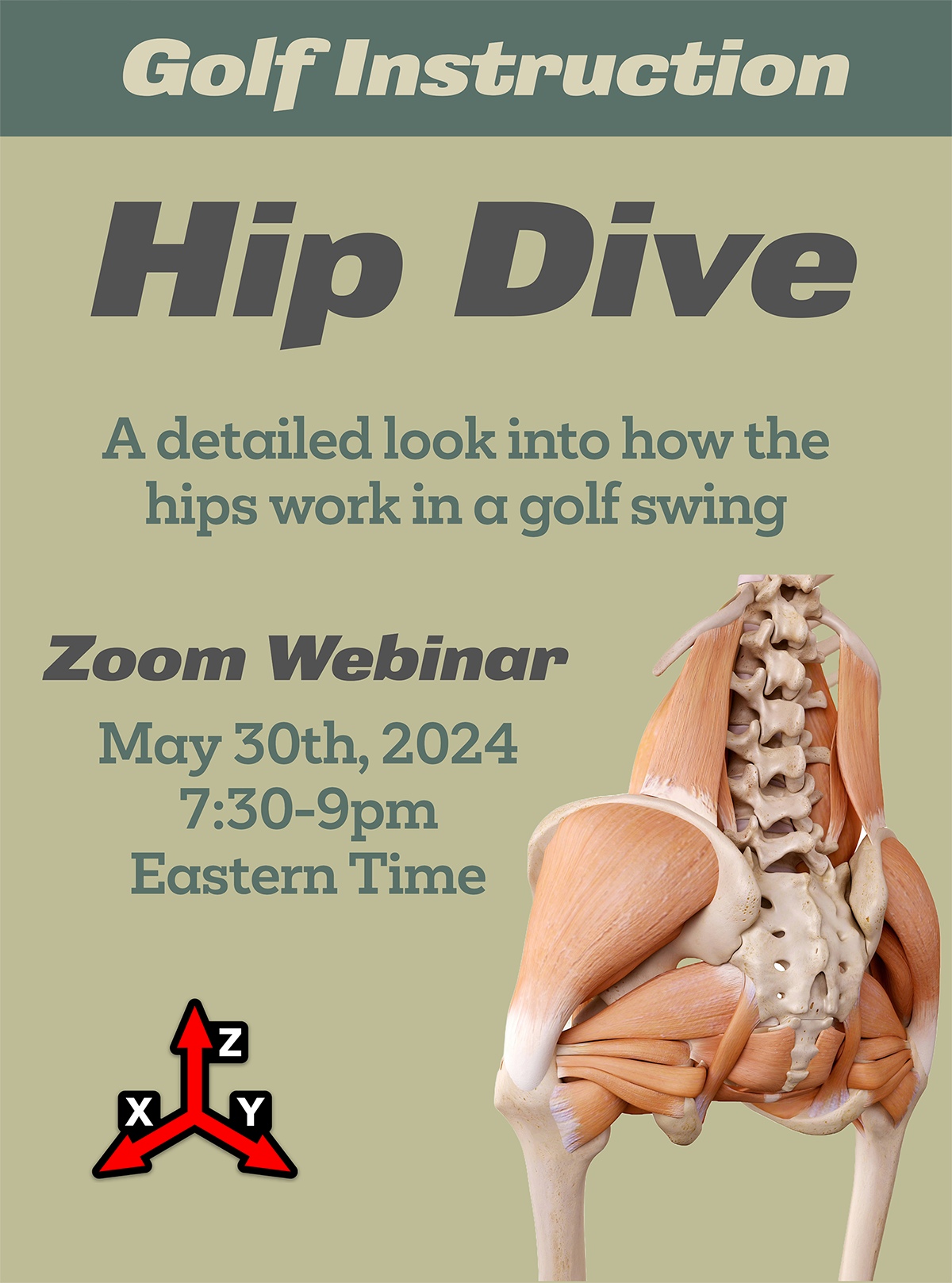 Online Class for May 30th - The Hip Dive — Jacobs 3D Golf