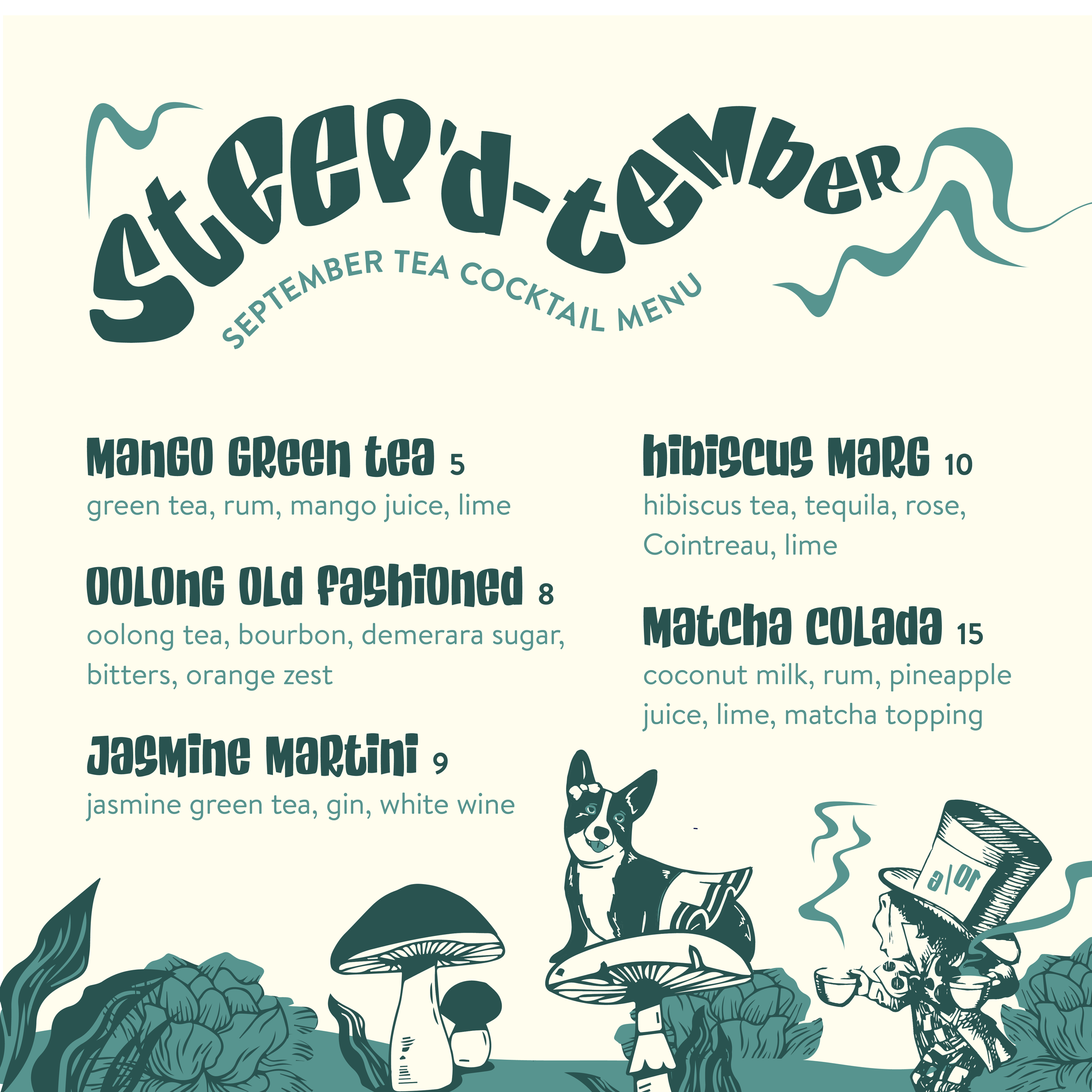 Steep’d-tember • September 2022 — 5BAR: divebar chic