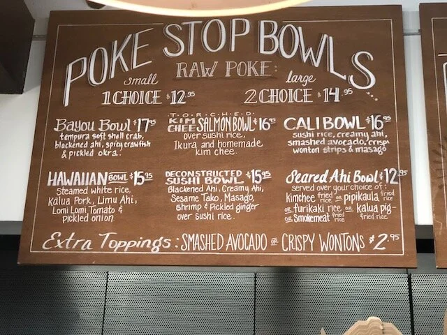 Menu — Poke Stop