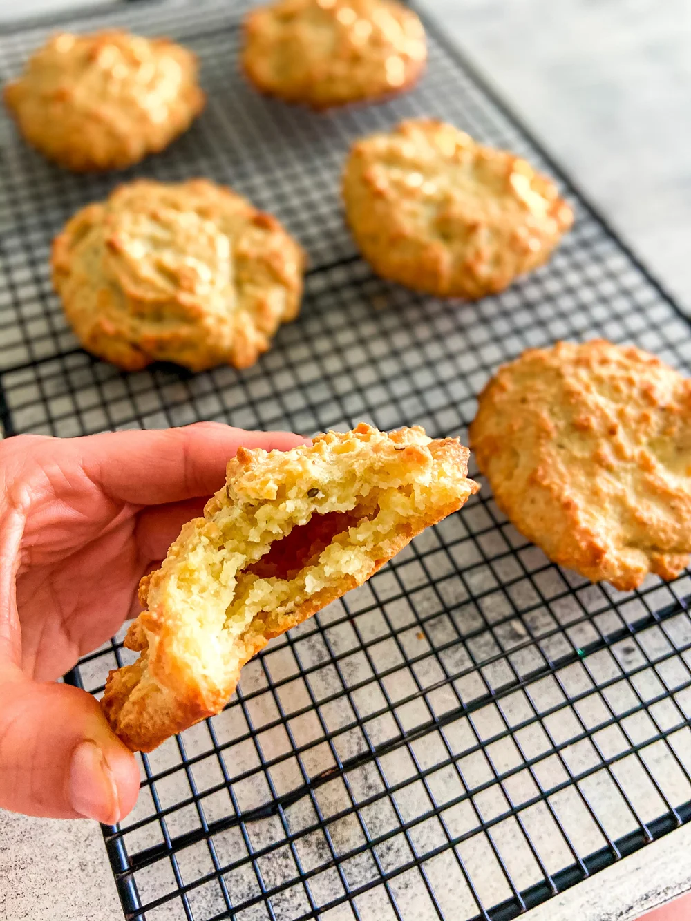Cheesy Olive Oil Biscuits — Kate's Clean Eats