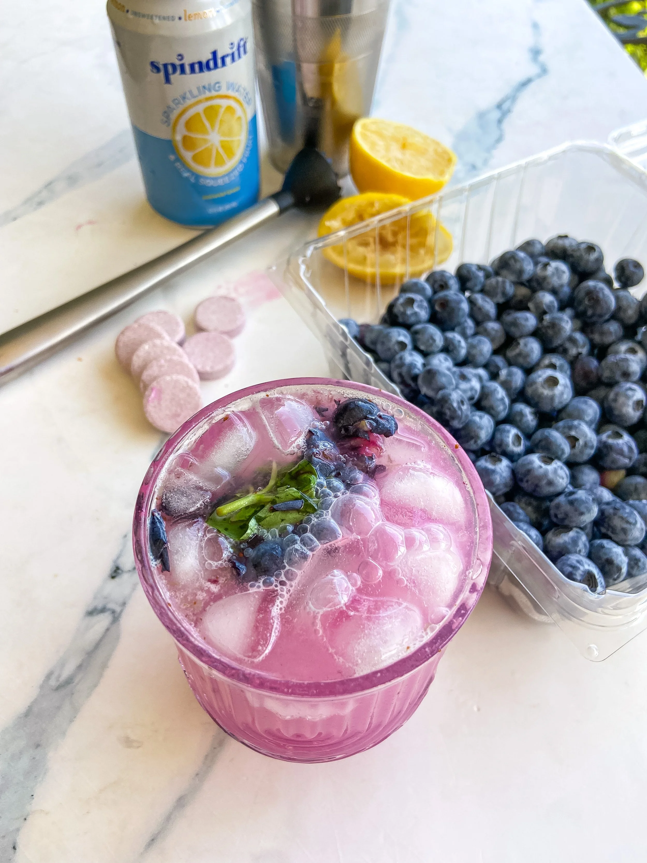 Blueberry Electrolyte Cocktail — Kate's Clean Eats