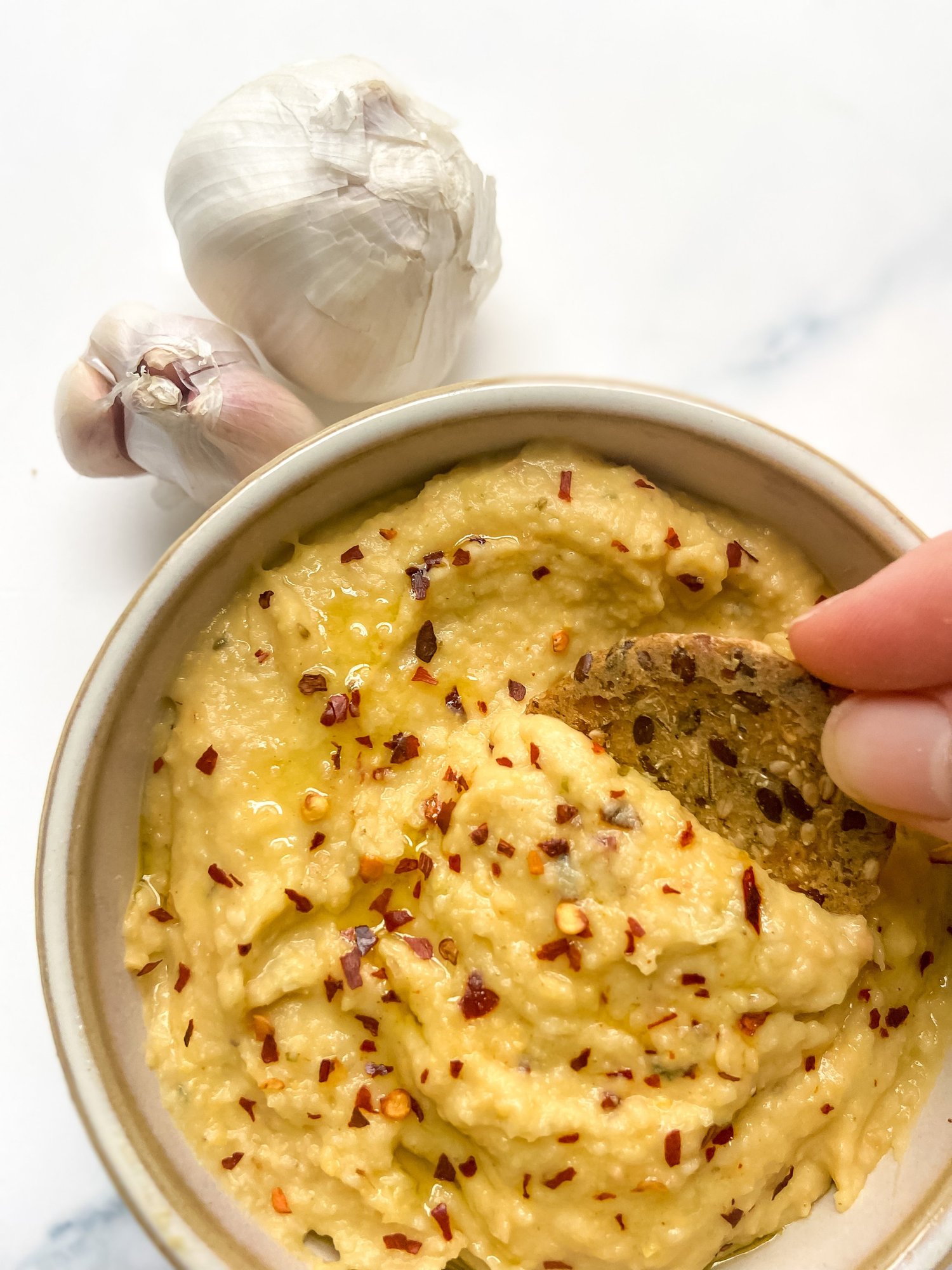 Garlic Hummus — Kate's Clean Eats