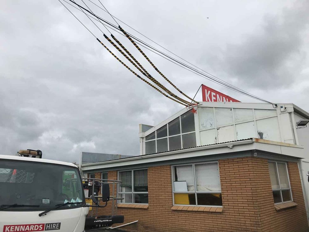 Overhead Sleeving/Line Wraps — Sparkz Electrical