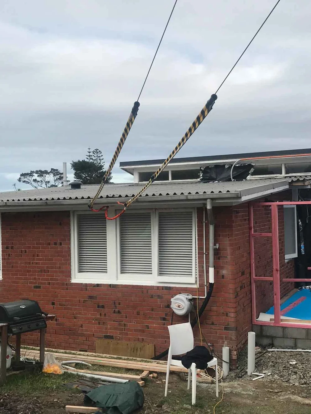 Overhead Sleeving/Line Wraps — Sparkz Electrical