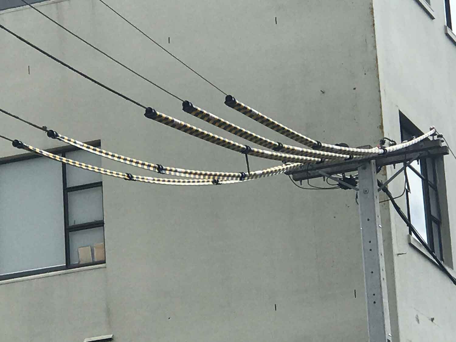 Overhead Sleeving/Line Wraps — Sparkz Electrical