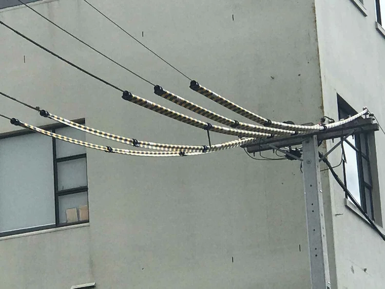 Overhead Sleeving/Line Wraps — Sparkz Electrical