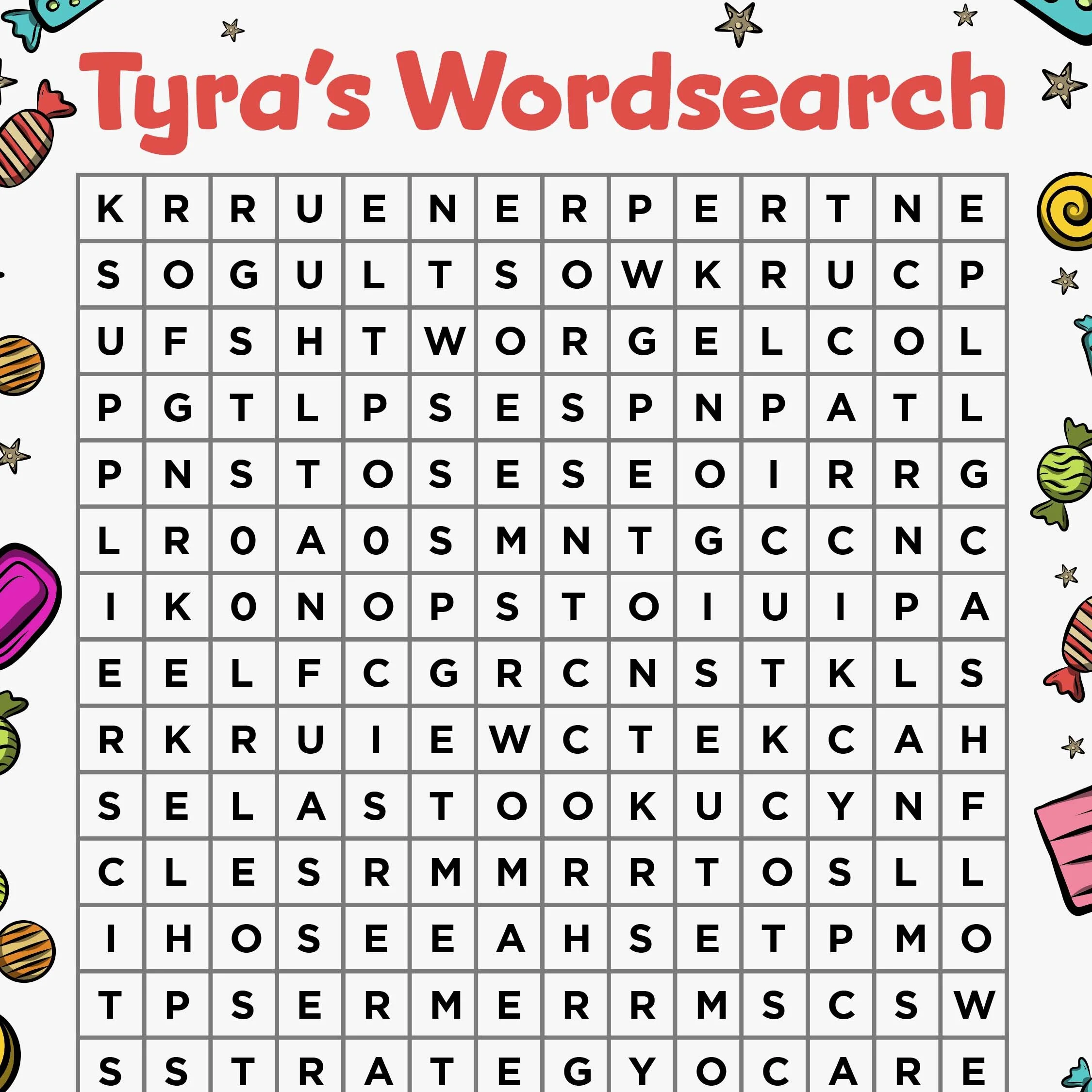 Tyra's Sweet Shop — Michaellharper