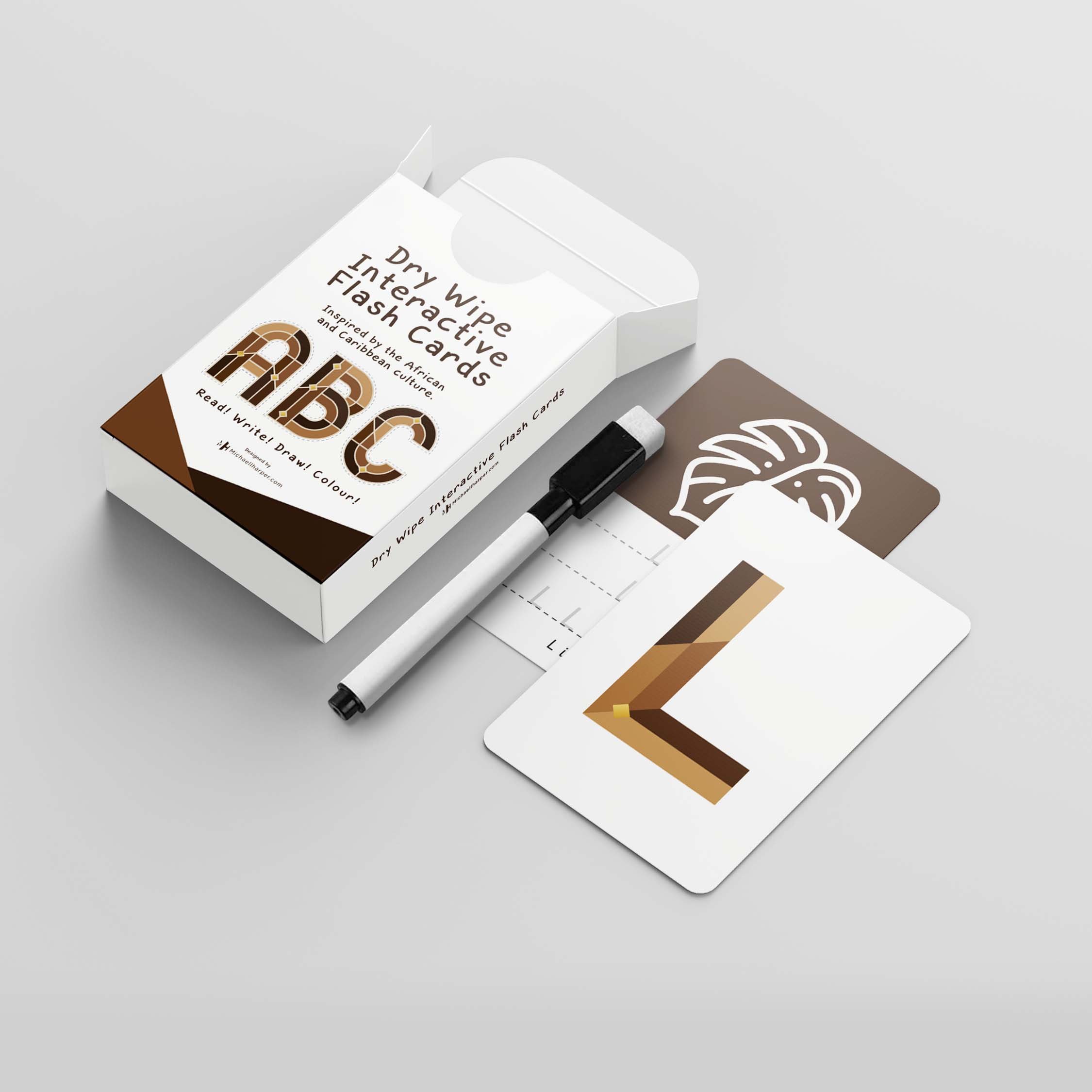 ABC - Dry Wipe Interactive Reusable Flash Cards — Michaellharper