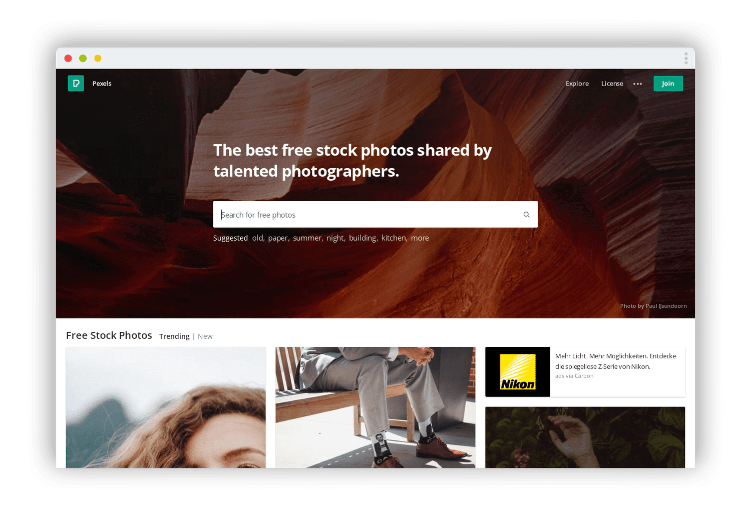Unsplash, Pexels, Creative Market, Canva... sans risque