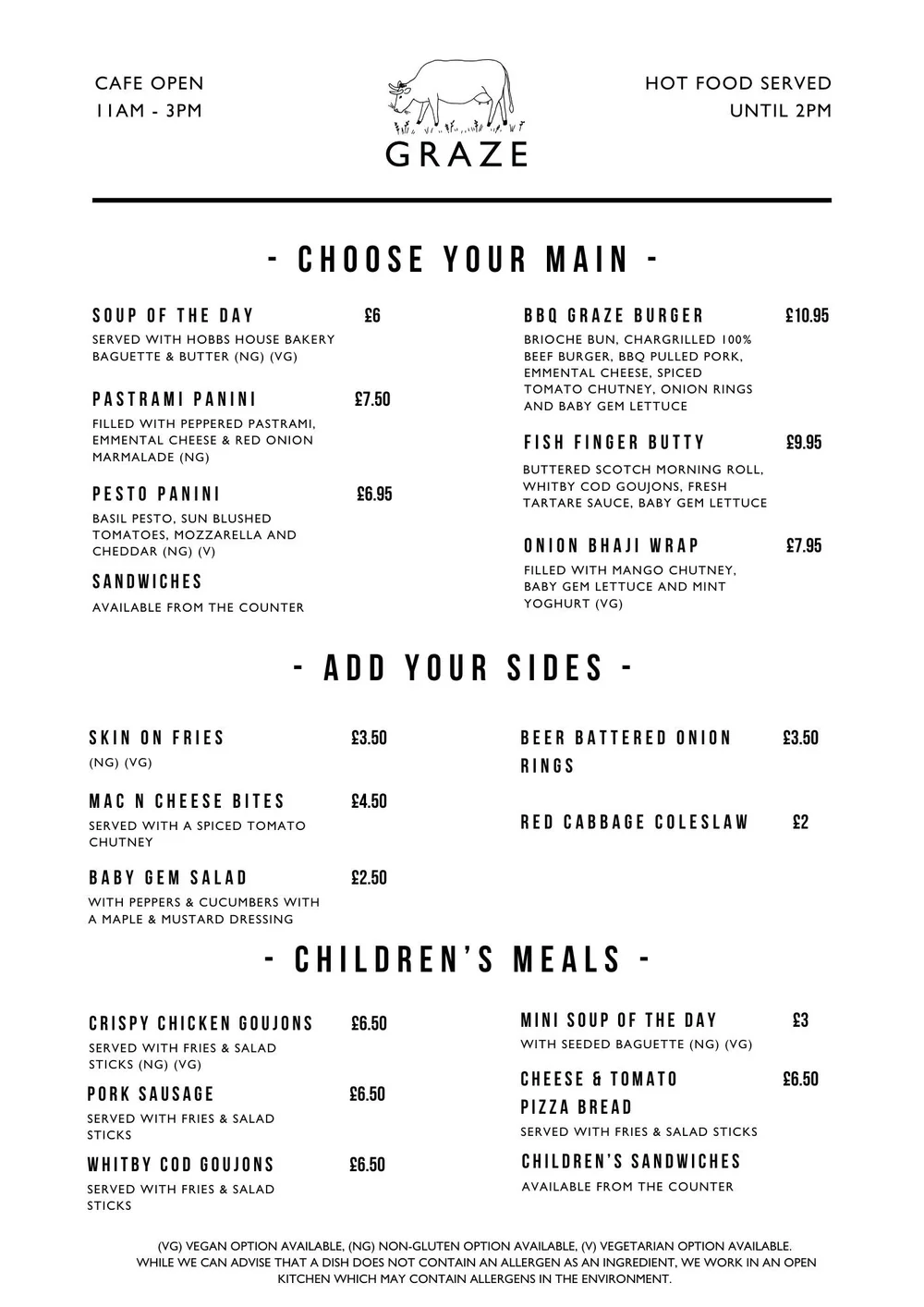 GRAZE Cafe at Cattle Country — Cattle Country Farm Park