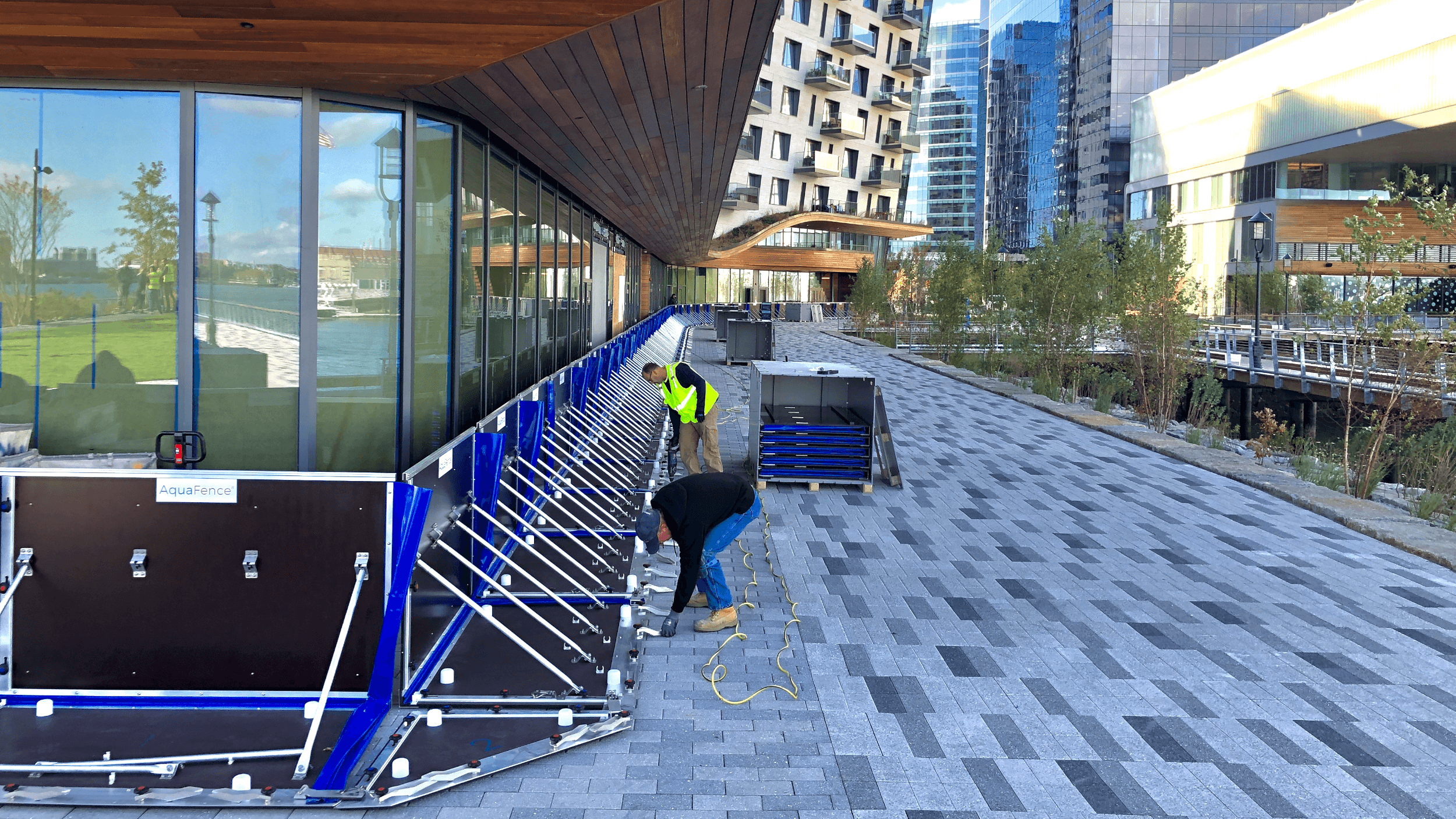 DRY FLOODPROOFING — AQUAFENCE