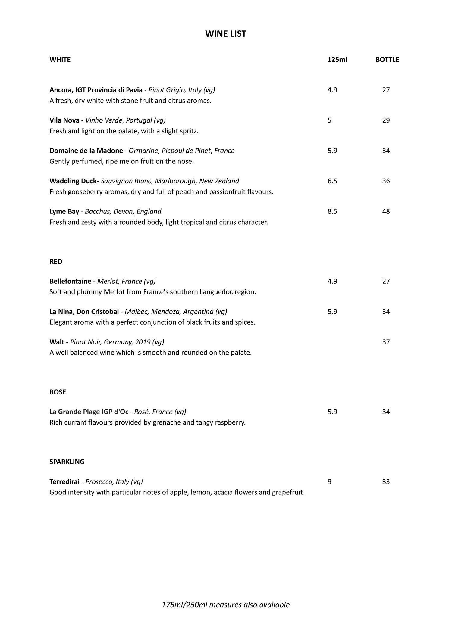 Menu — OMNI