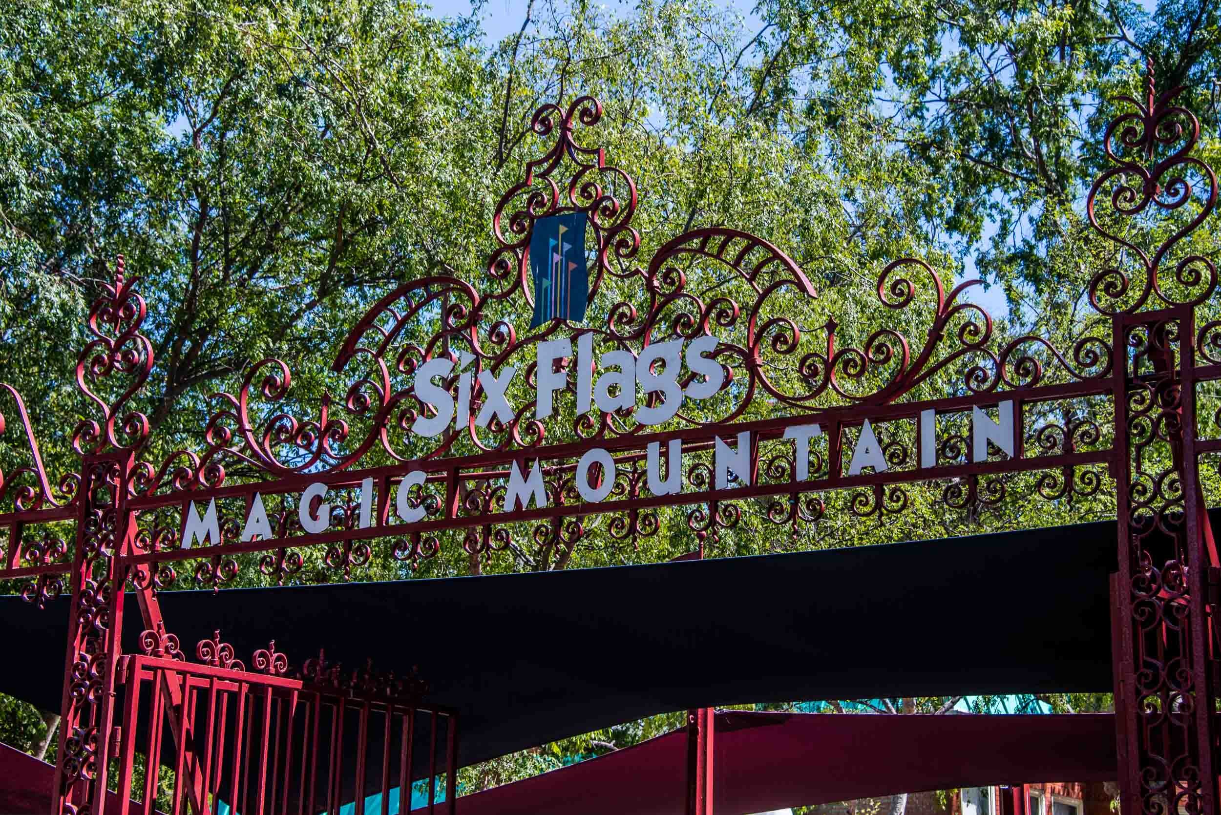 Six Flags Magic Mountain Entrance