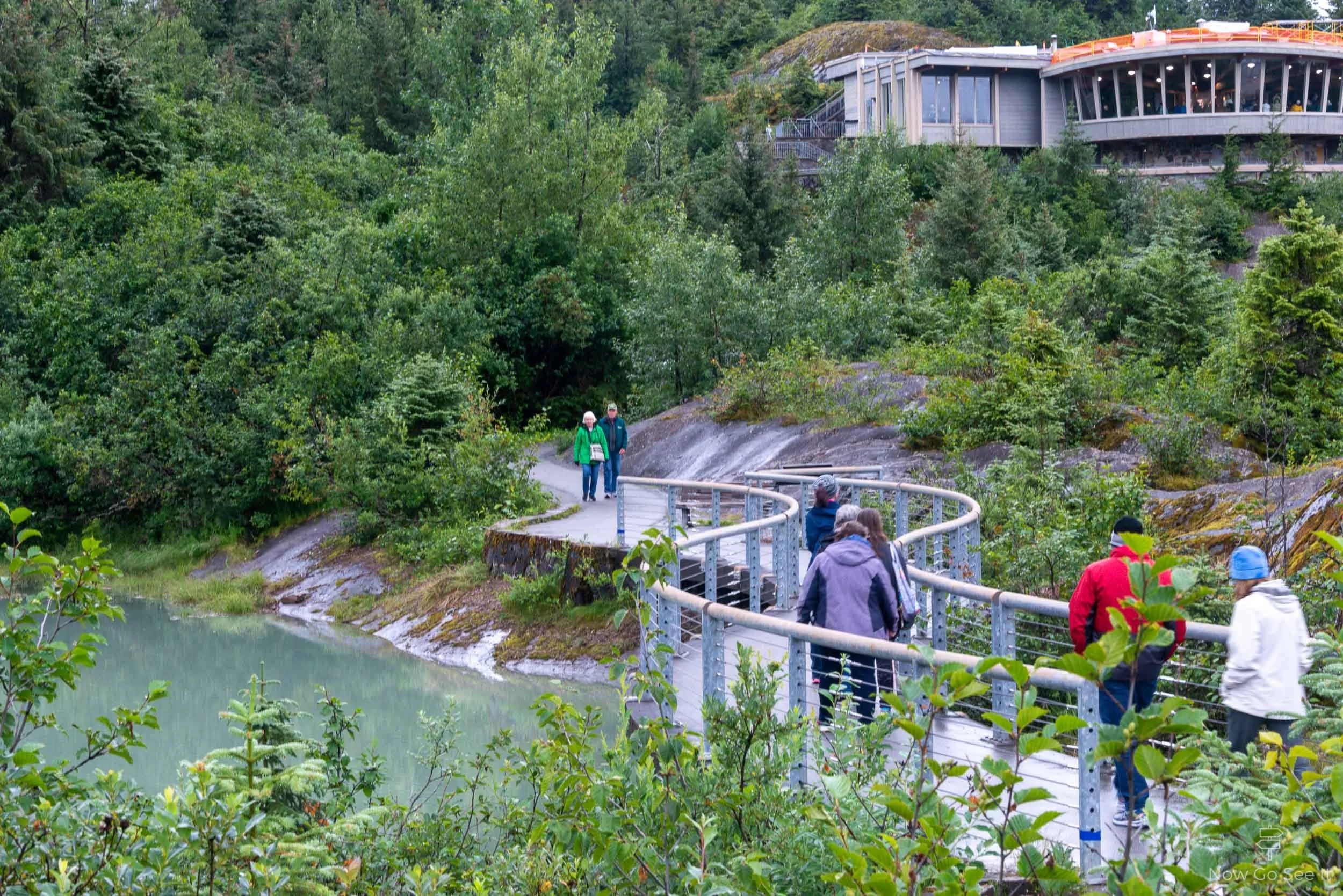 Mendenhall Glacier from Juneau Alaska
