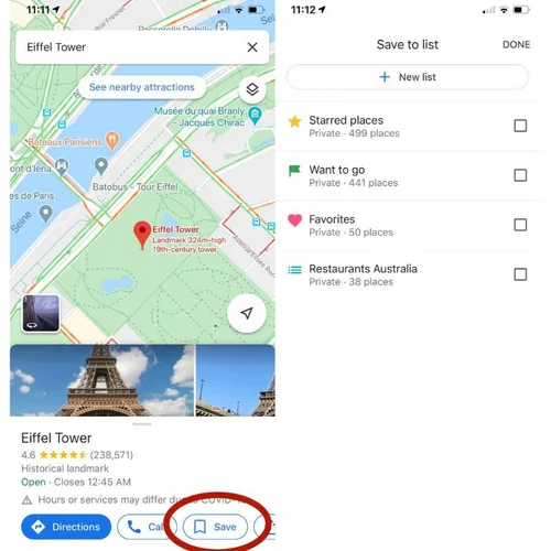Travel Planning with Google Maps