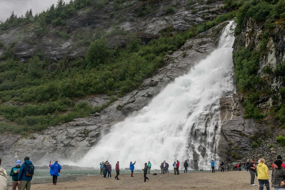 Mendenhall Glacier from Juneau Alaska