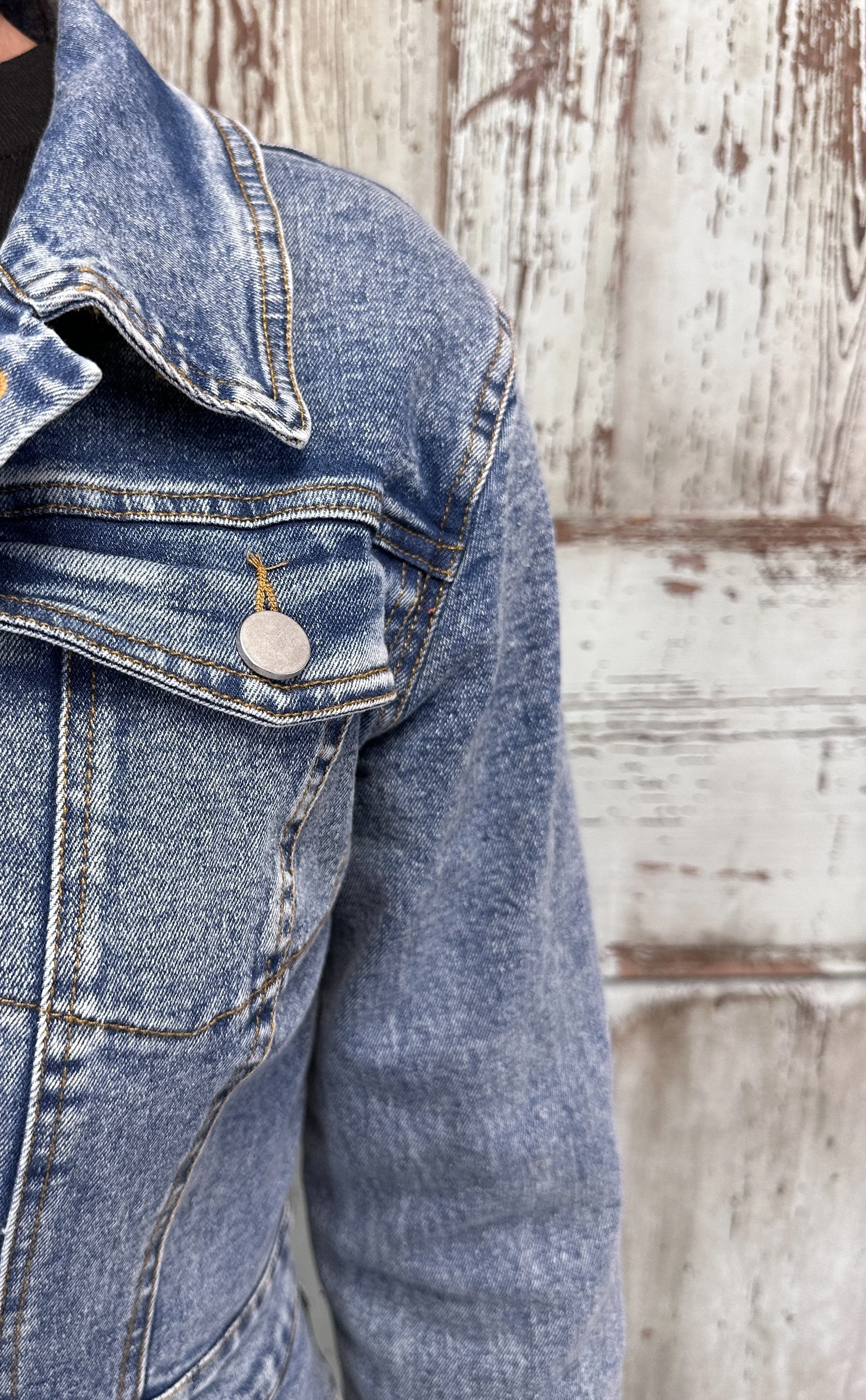 All The Buzz Denim Dress — The Shabby Tree