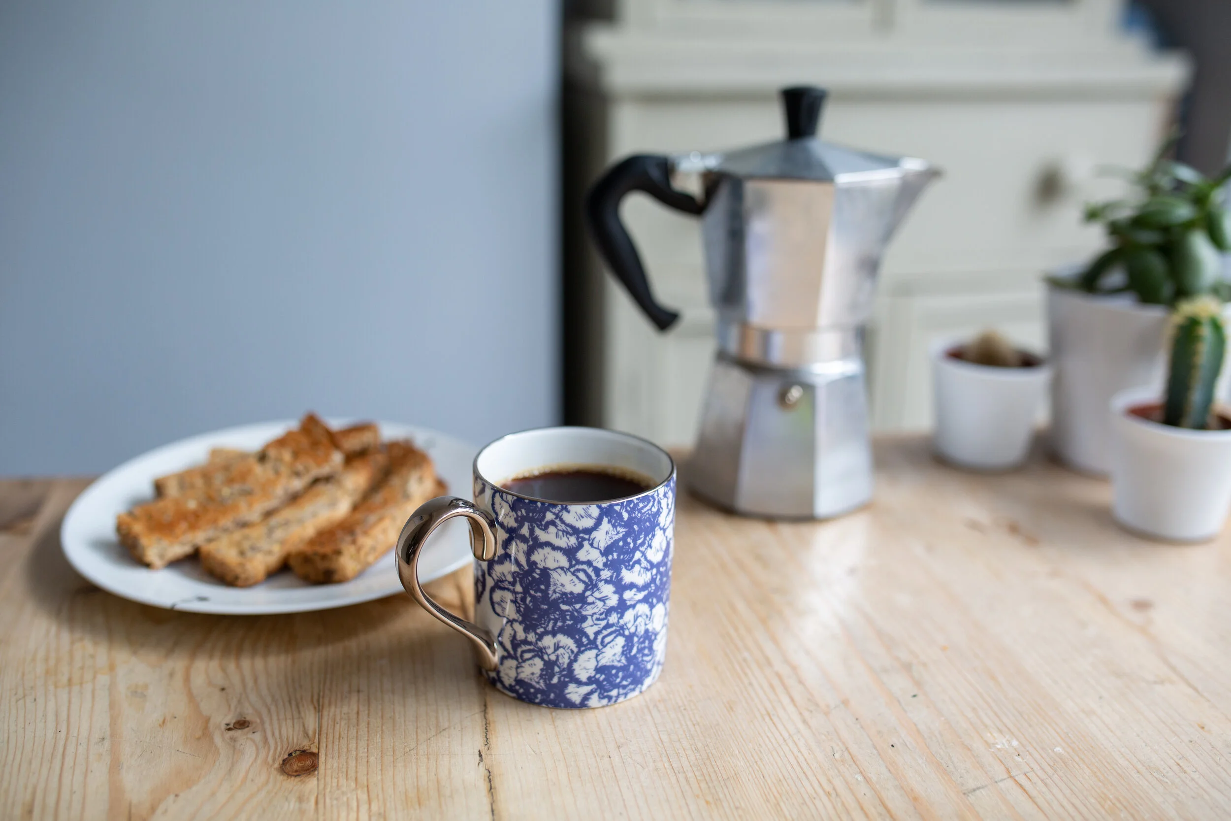 Twig Bone China Mug, Monochrome Mug, London Plane Tree, Tea Mug, Coffee ...