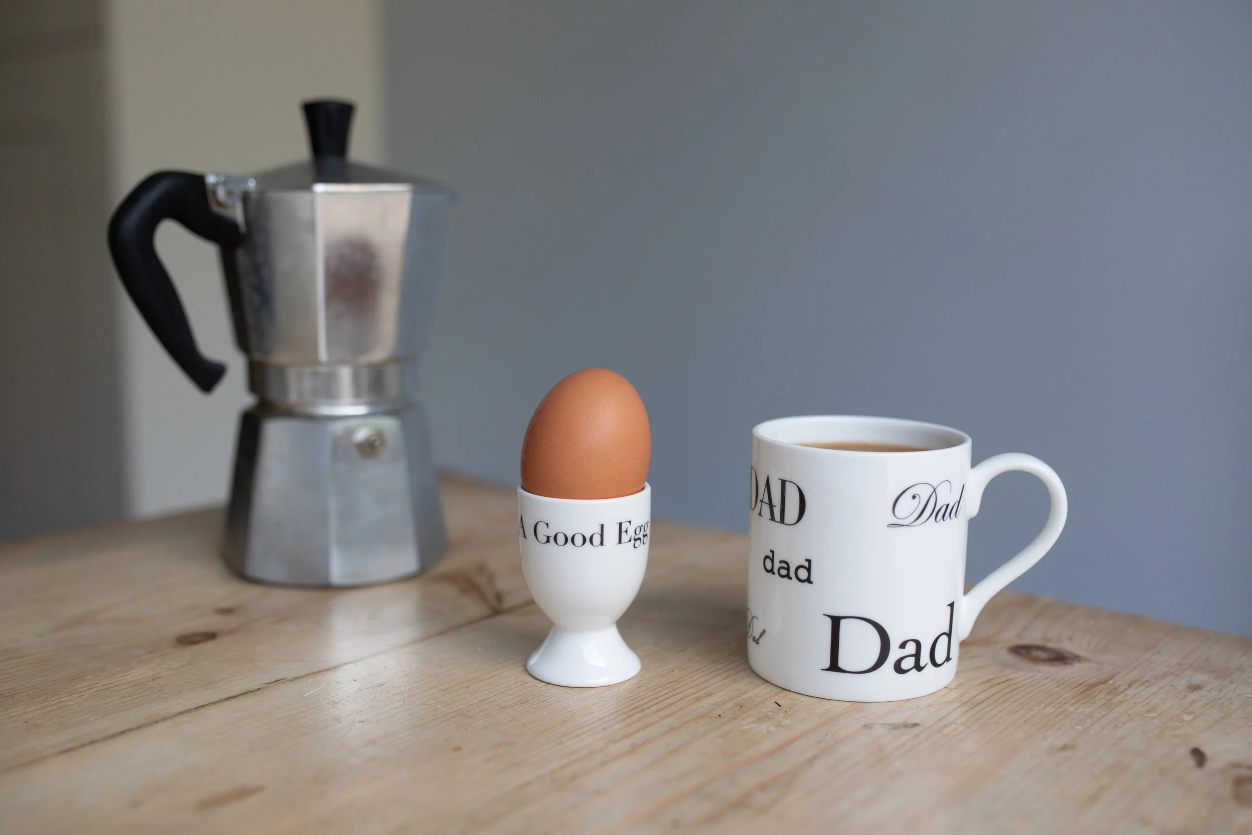 A Good Egg Bone China Egg Cup, Monochrome Eggcup, Egg Holder, Boiled ...