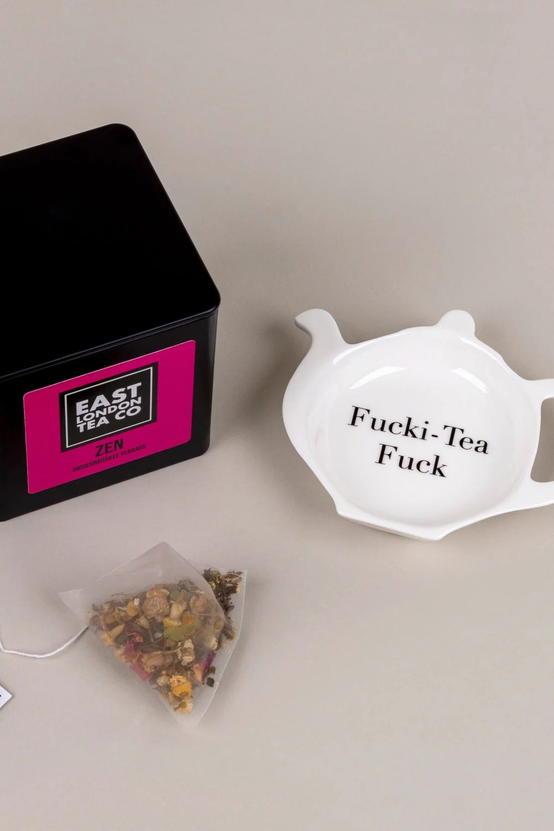 You Old Bag Bone China Tea Bag Tidy, Teaspoon Rest, Spoon Rest, Teabag ...