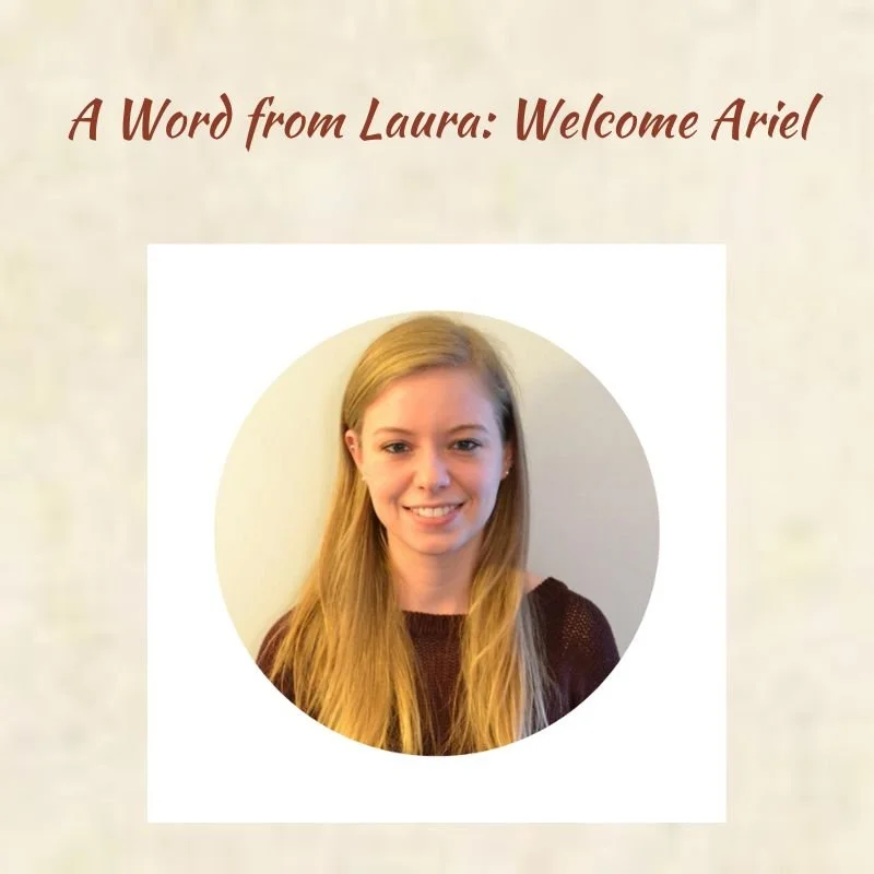A Word from Laura: Welcome Ariel — Western Presbyterian Church