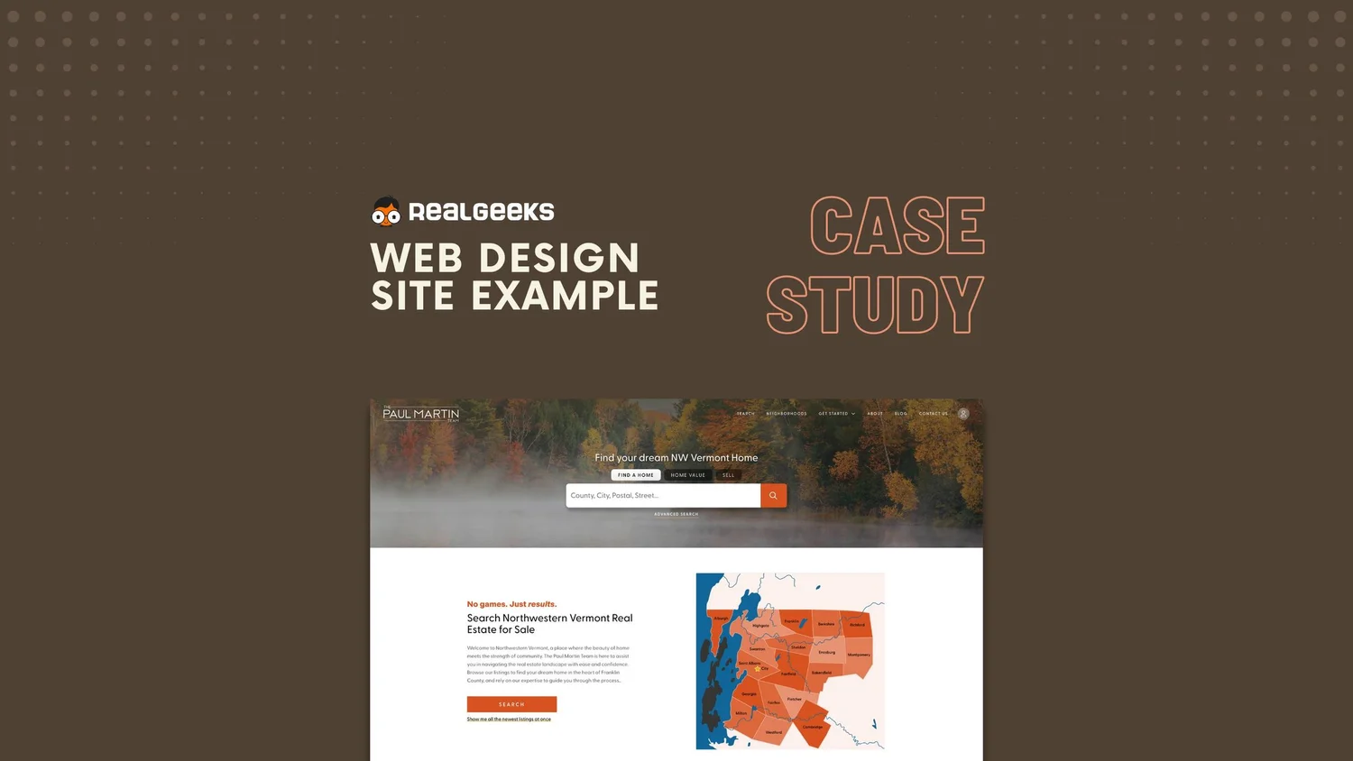 Case Study: The Paul Martin Team — Real Geeks Sample Websites