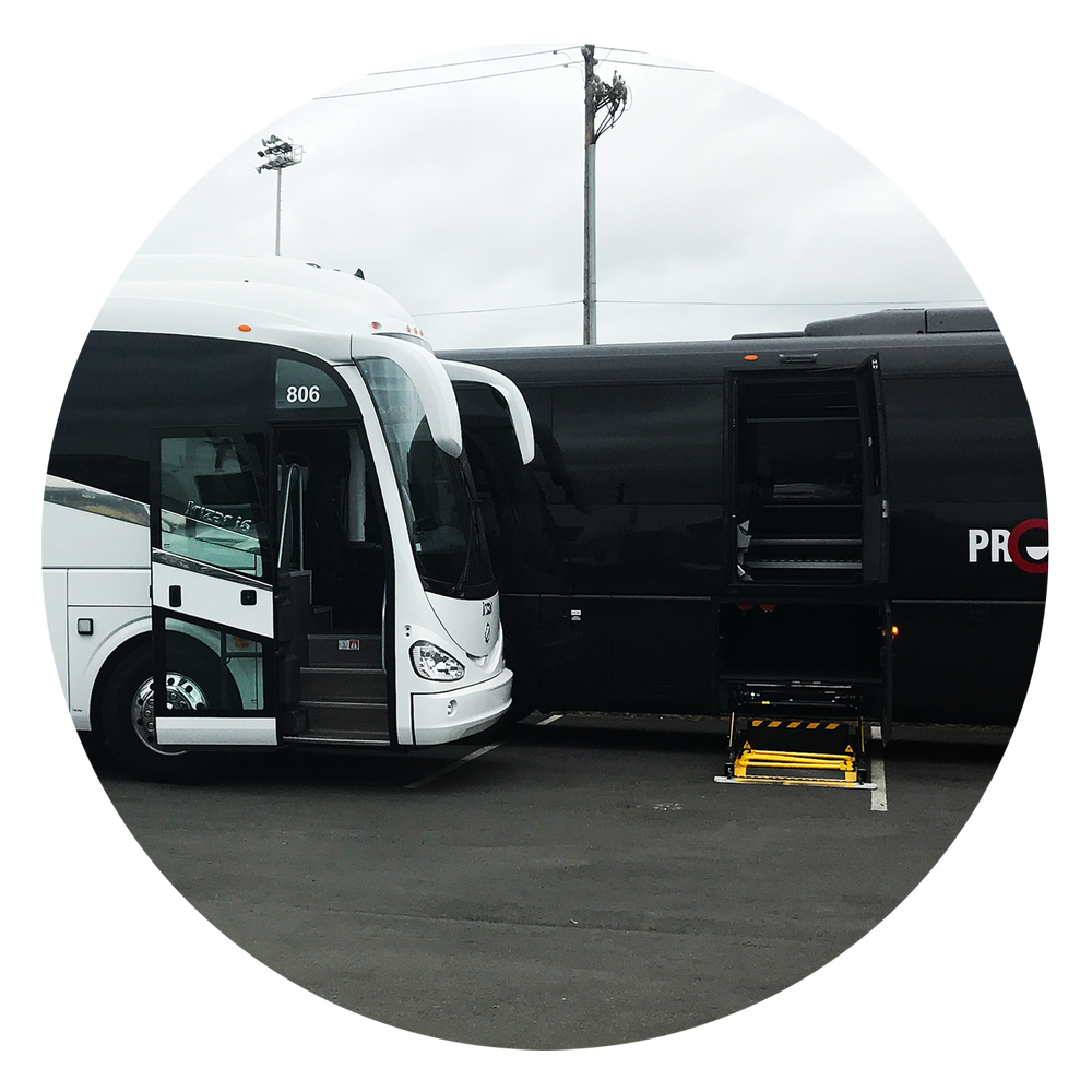 Our Fleet | Book Reliable Transportation Today — Professional Charter ...