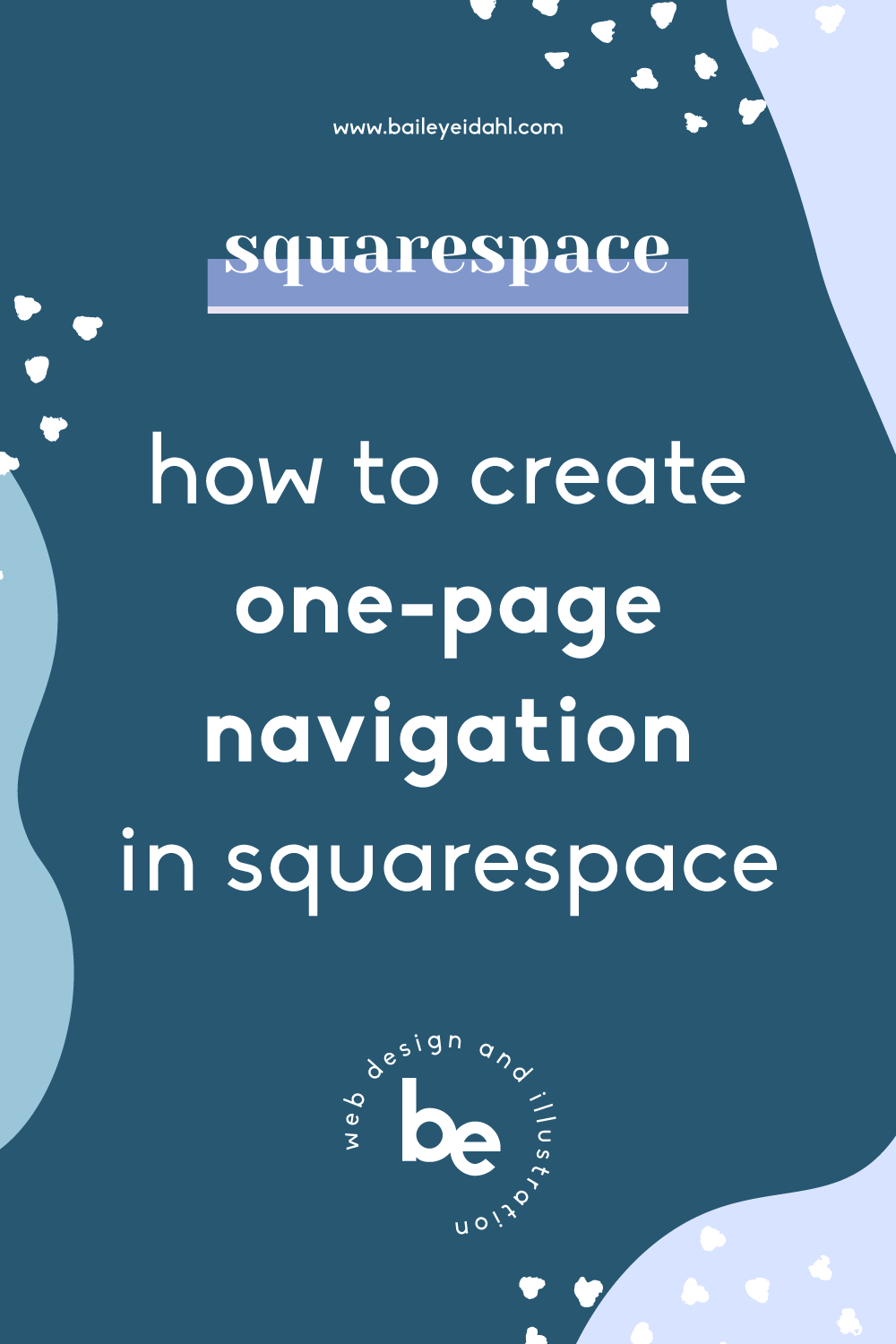 How to Create One-page Navigation in Squarespace — Be Creative