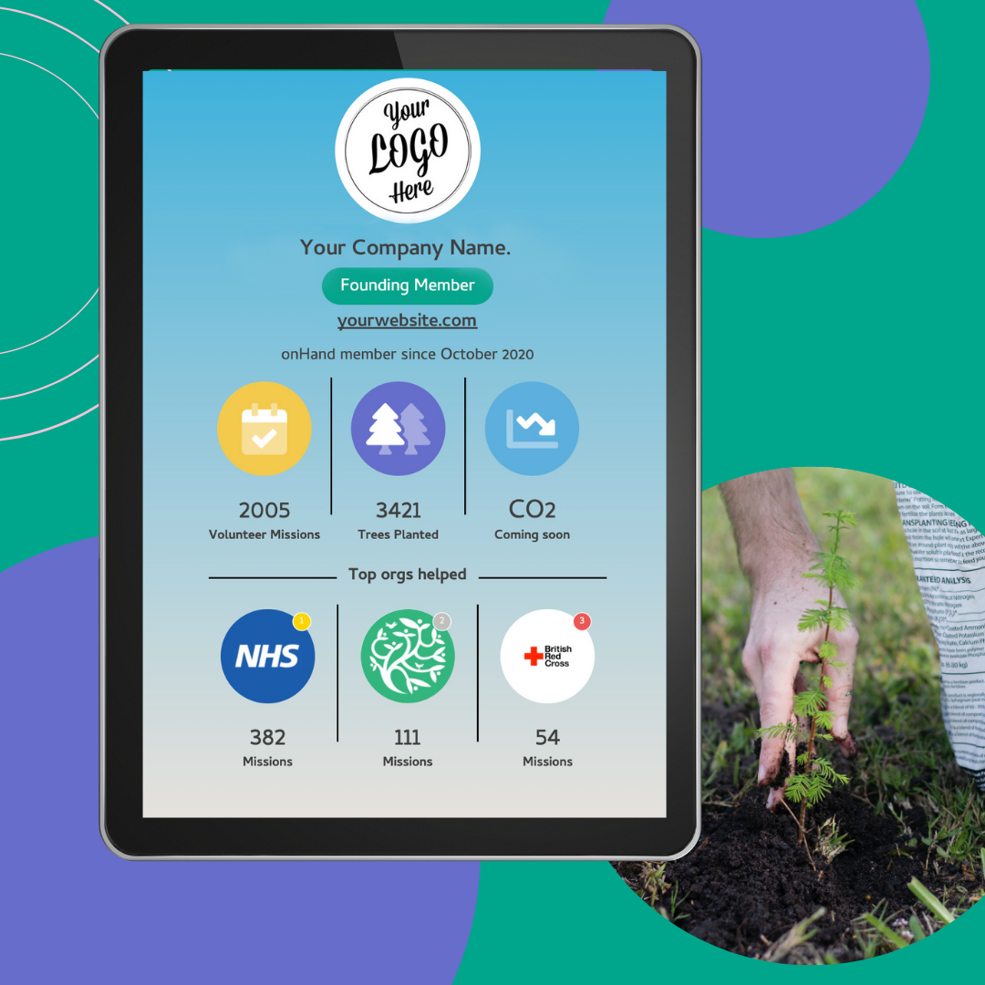 onHand - The Volunteer and Climate Impact Platform.