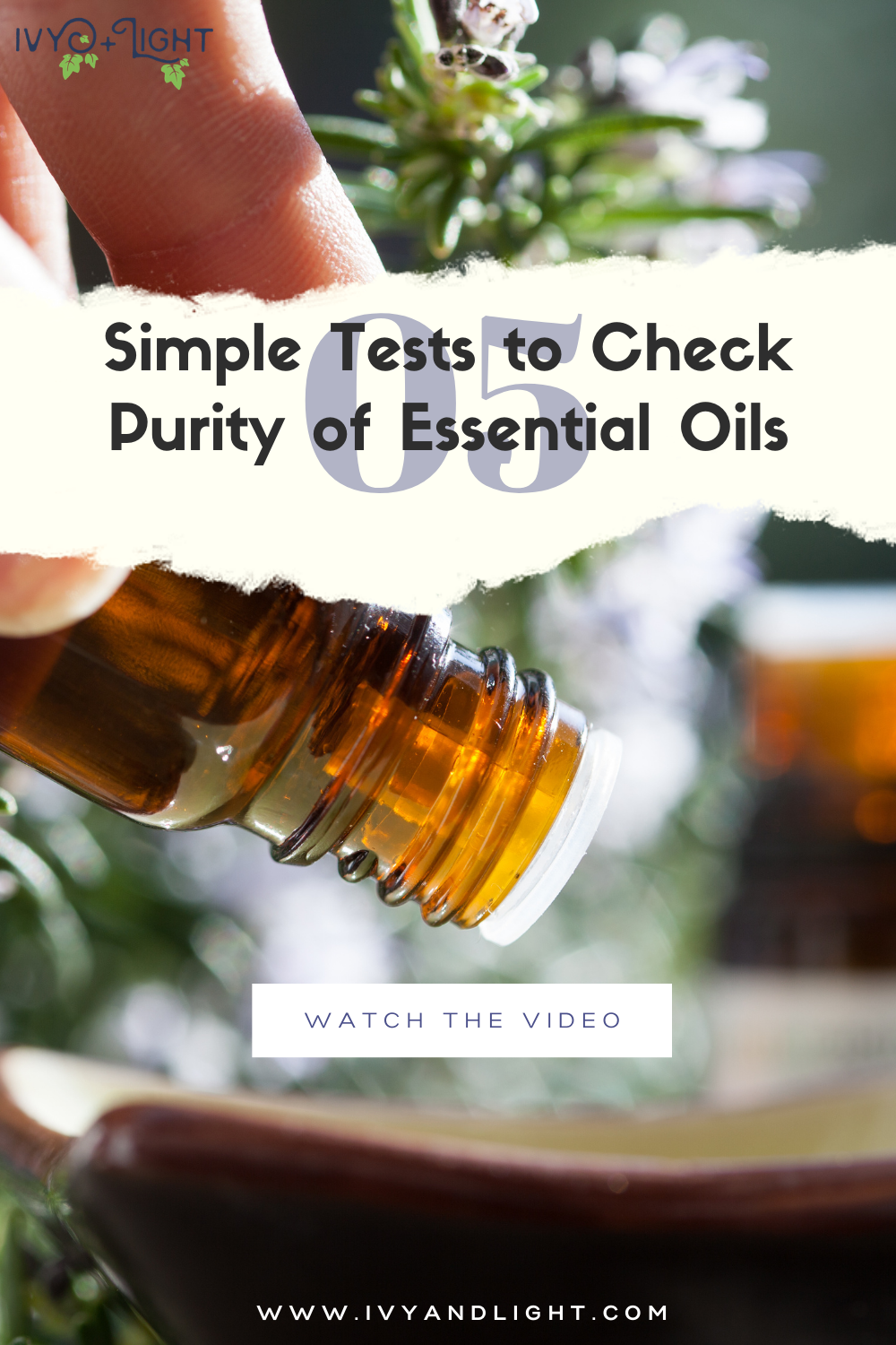 5 Simple Tests to Check the Purity of your Essential Oils — Ivy+Light
