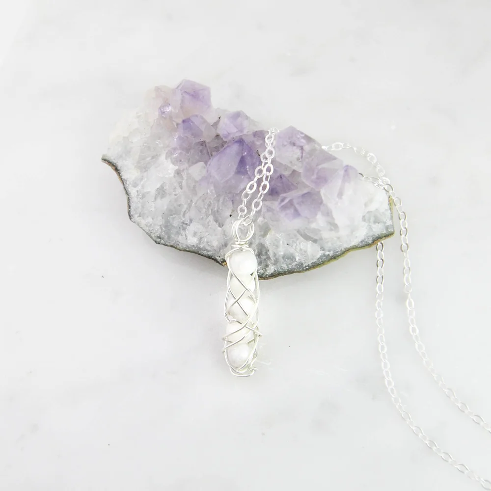 Fertility Crystal Necklace for Conception & Pregnancy Support — Ivy+Light