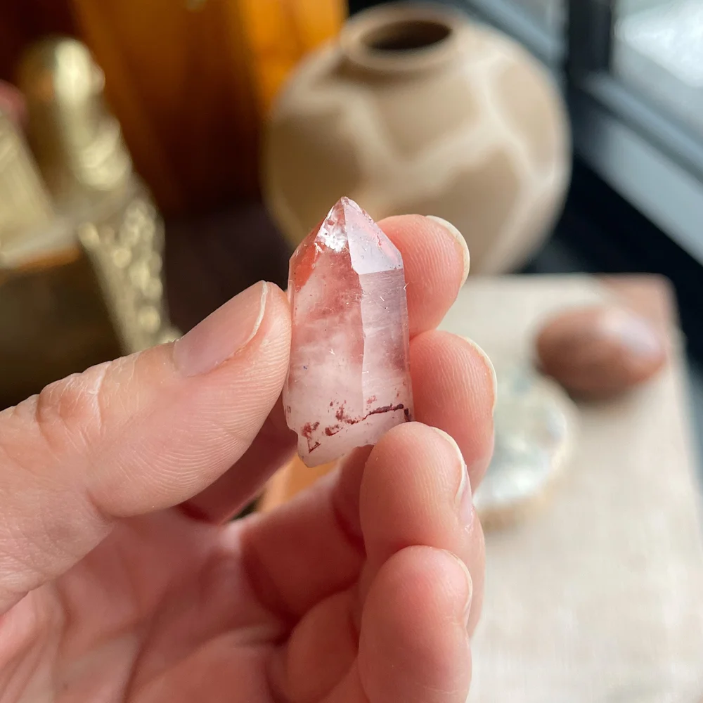 Raw Red Hematoid Quartz