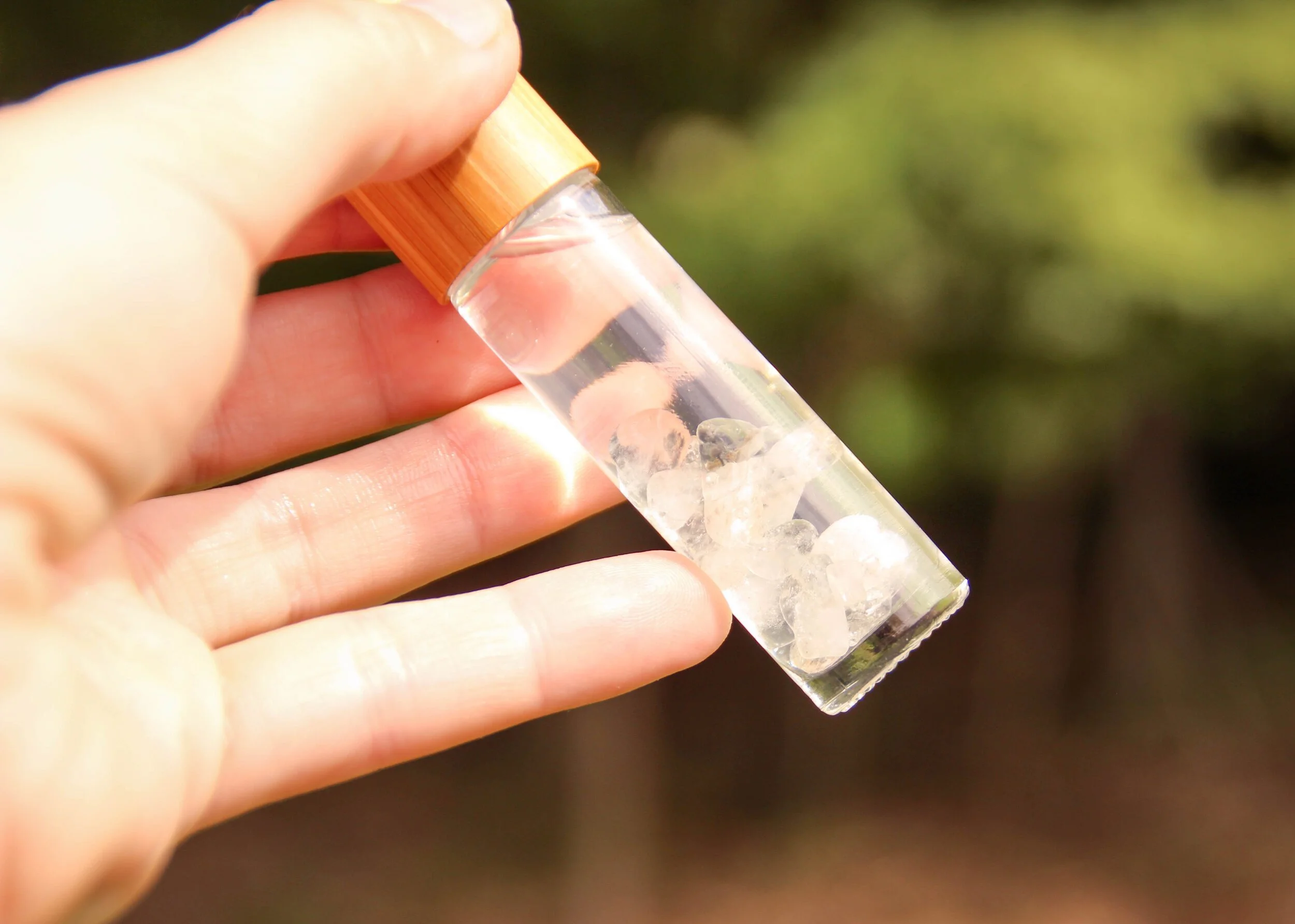Crystal Roller Bottles for Essential Oil Blends — Ivy+Light