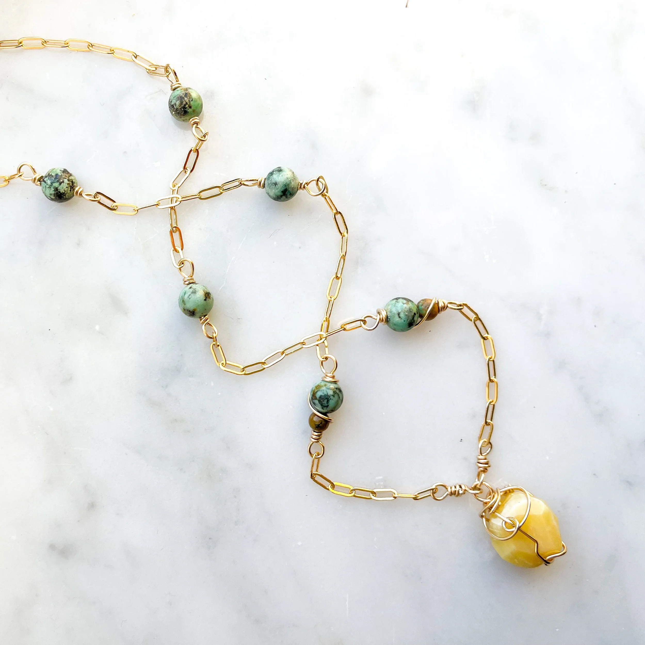 Polychrome Jasper Necklace | Renewal and Recovery — Ivy+Light
